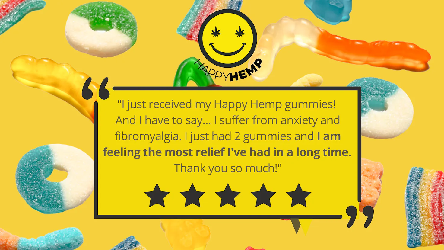 Happy Hemp: Premium CBD & Delta 8 Gummies & Edibles | Leafly