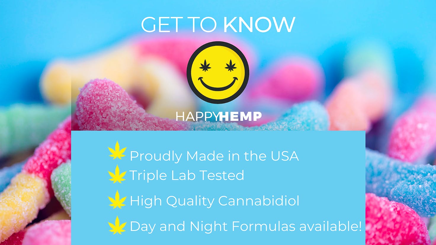 Happy Hemp: Premium CBD & Delta 8 Gummies & Edibles | Leafly