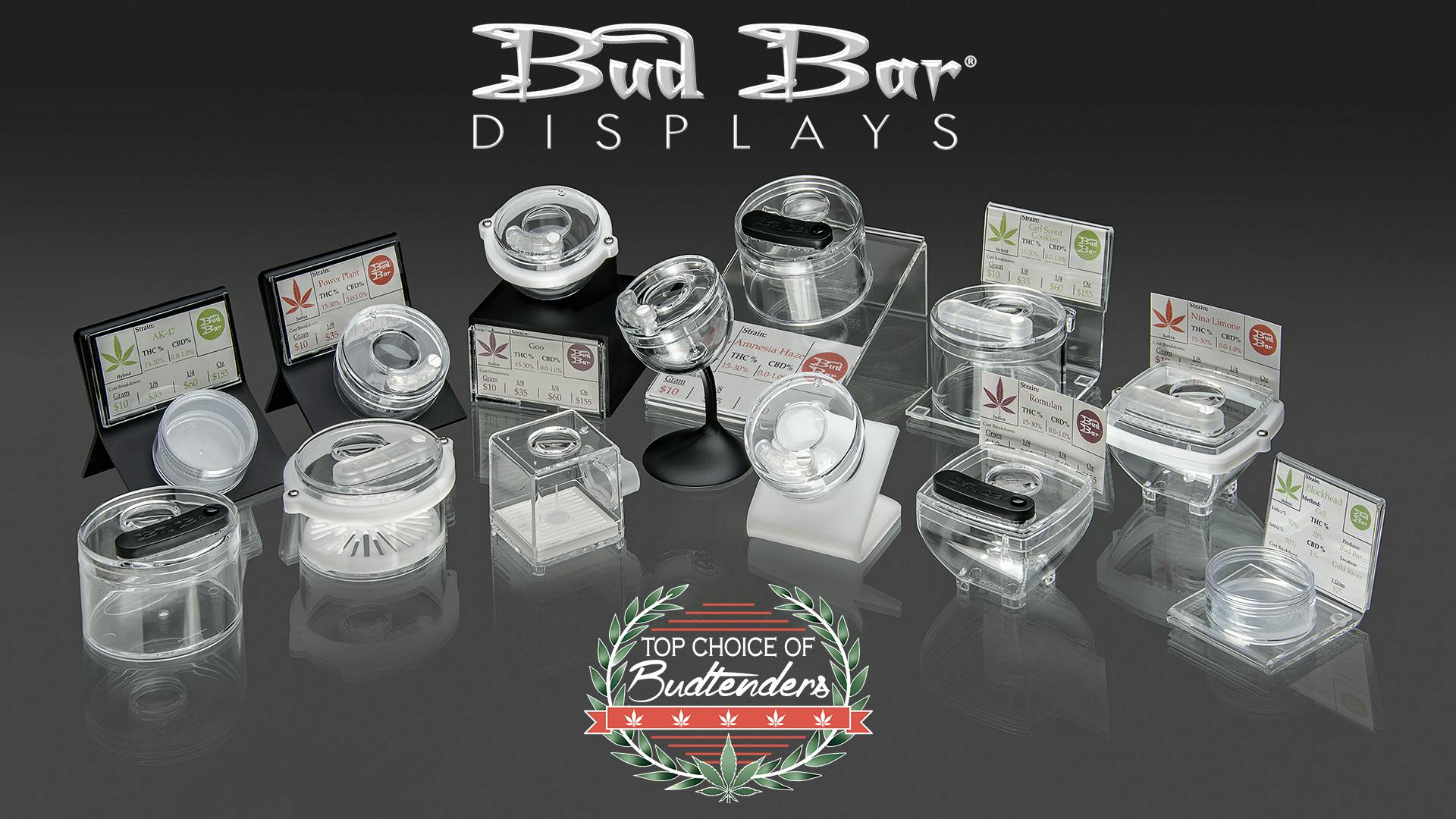 Bud Bar Displays®: The Way Cannabis is Sold® - Pods For the People ...