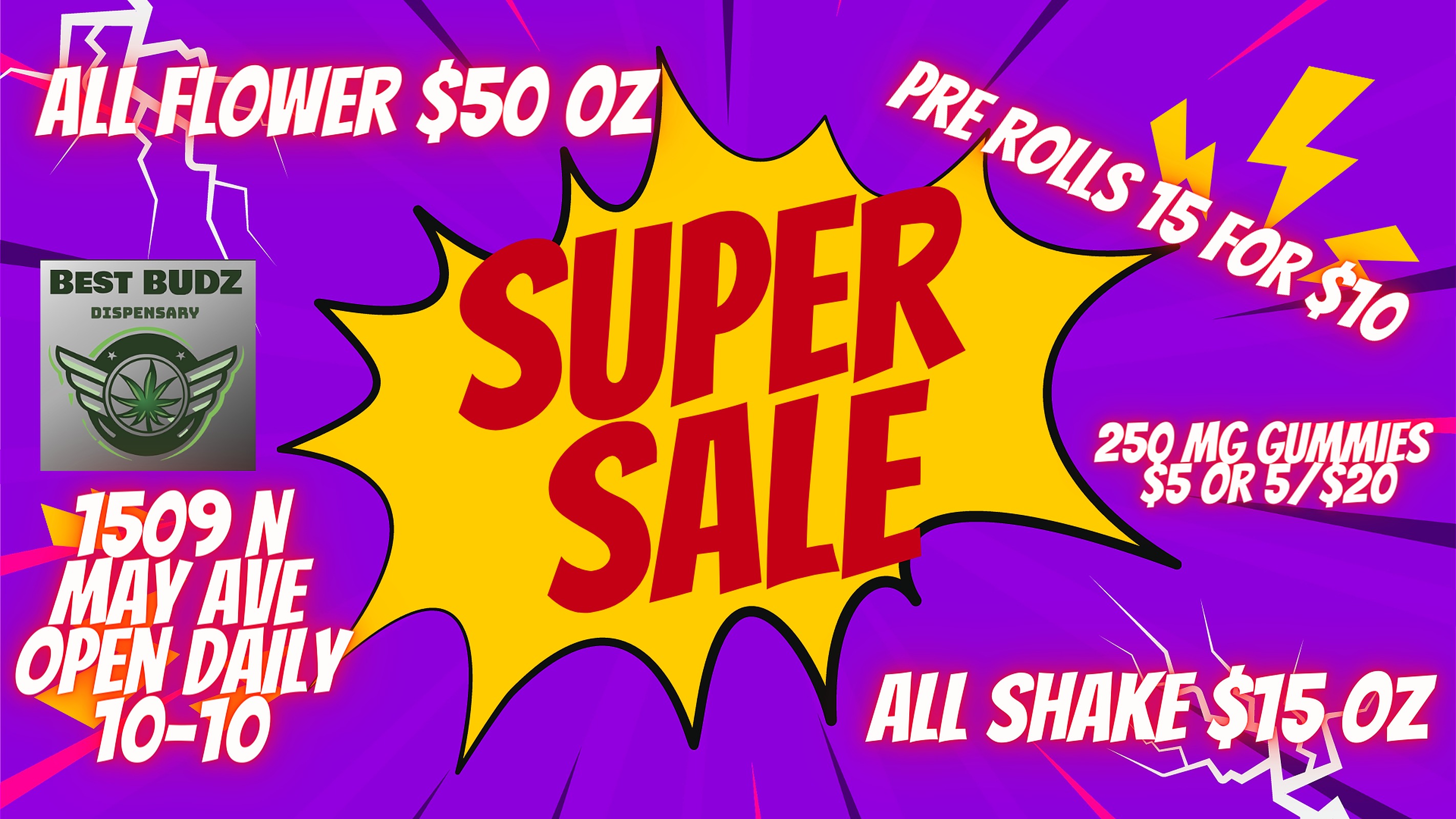 Best Budz Dispensary | Oklahoma City, OK Dispensary | Leafly