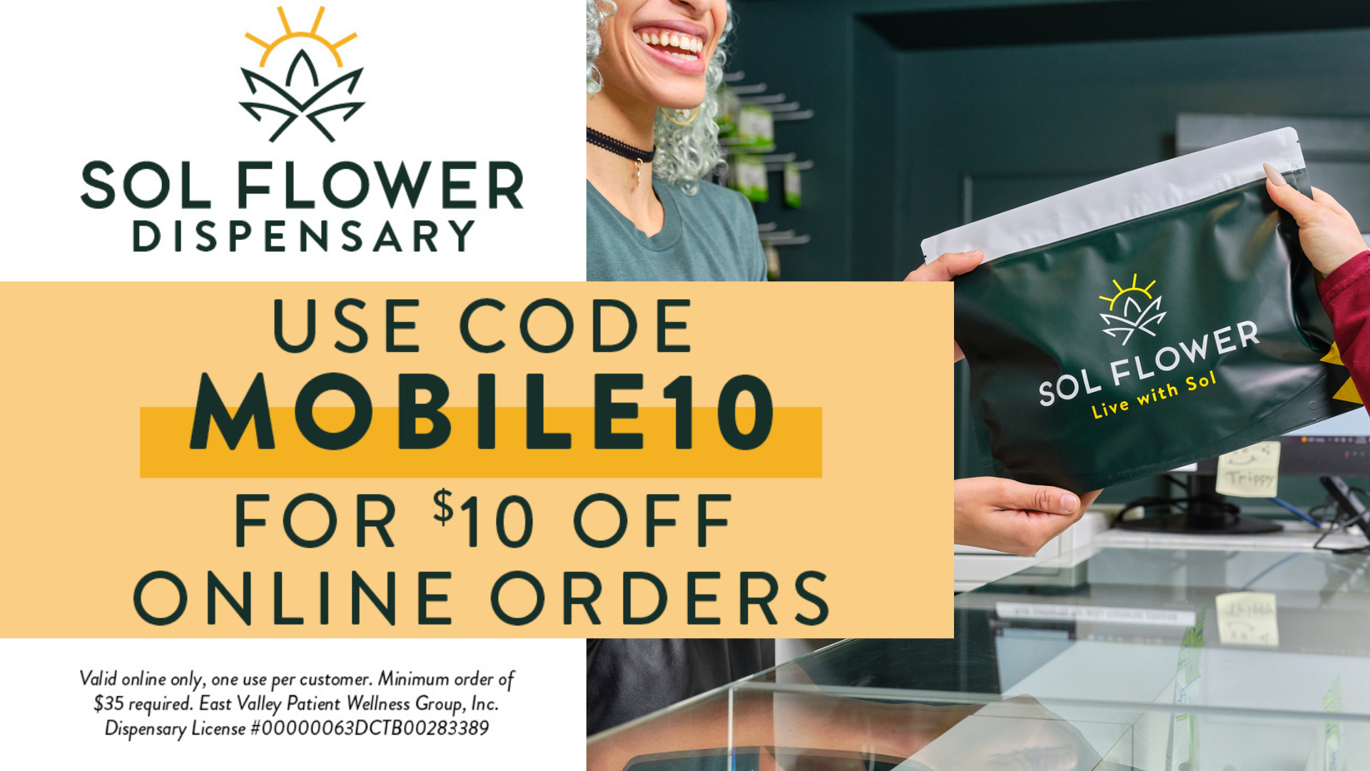 Sol Flower - Deer Valley (MED/REC) Deals | Leafly