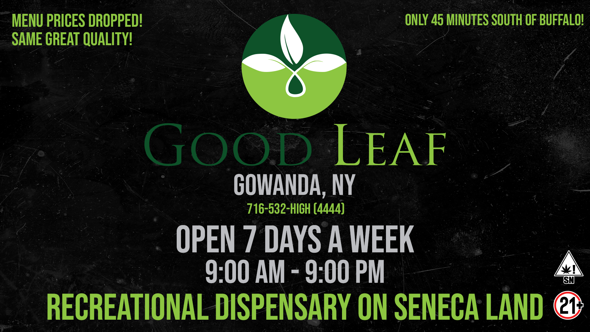 Good Leaf - Gowanda | Gowanda, NY Dispensary | Leafly