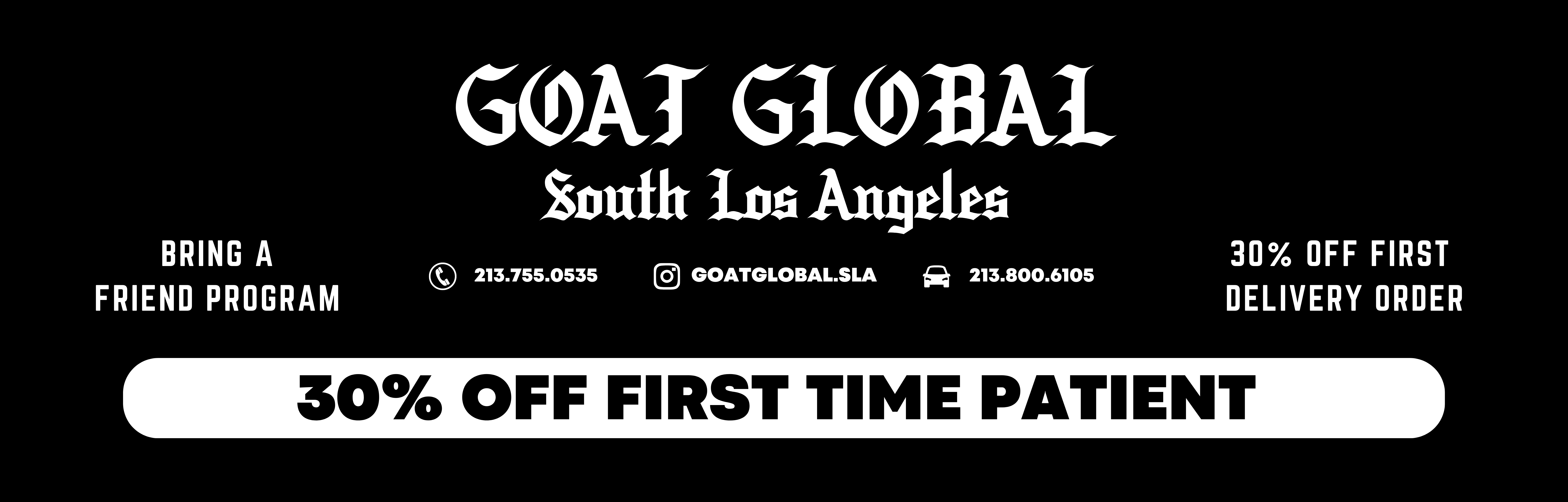 GOAT GLOBAL - South LA | Los Angeles, CA Dispensary | Leafly