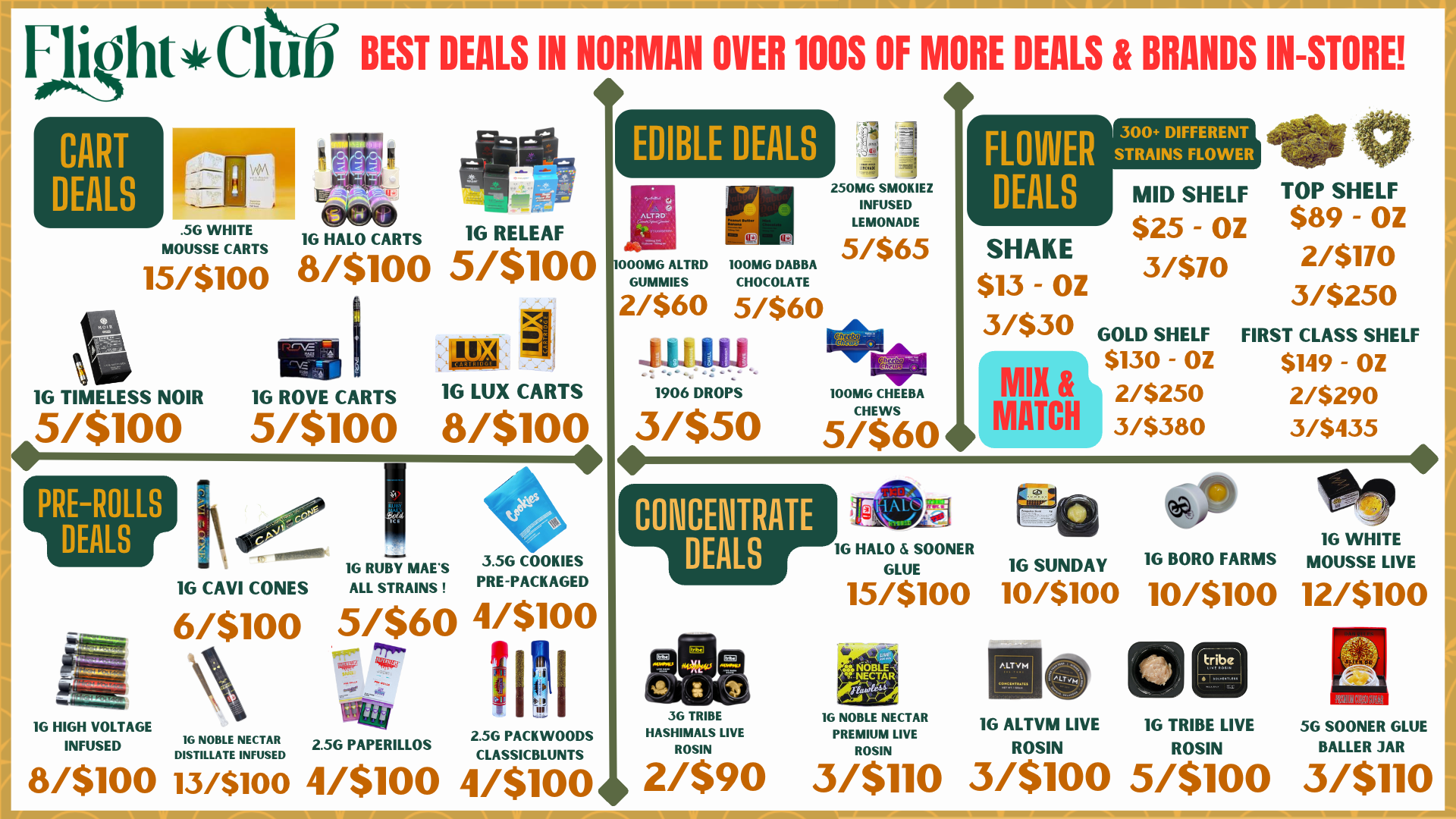 Flight Club - Norman | NORMAN, OK Dispensary | Leafly