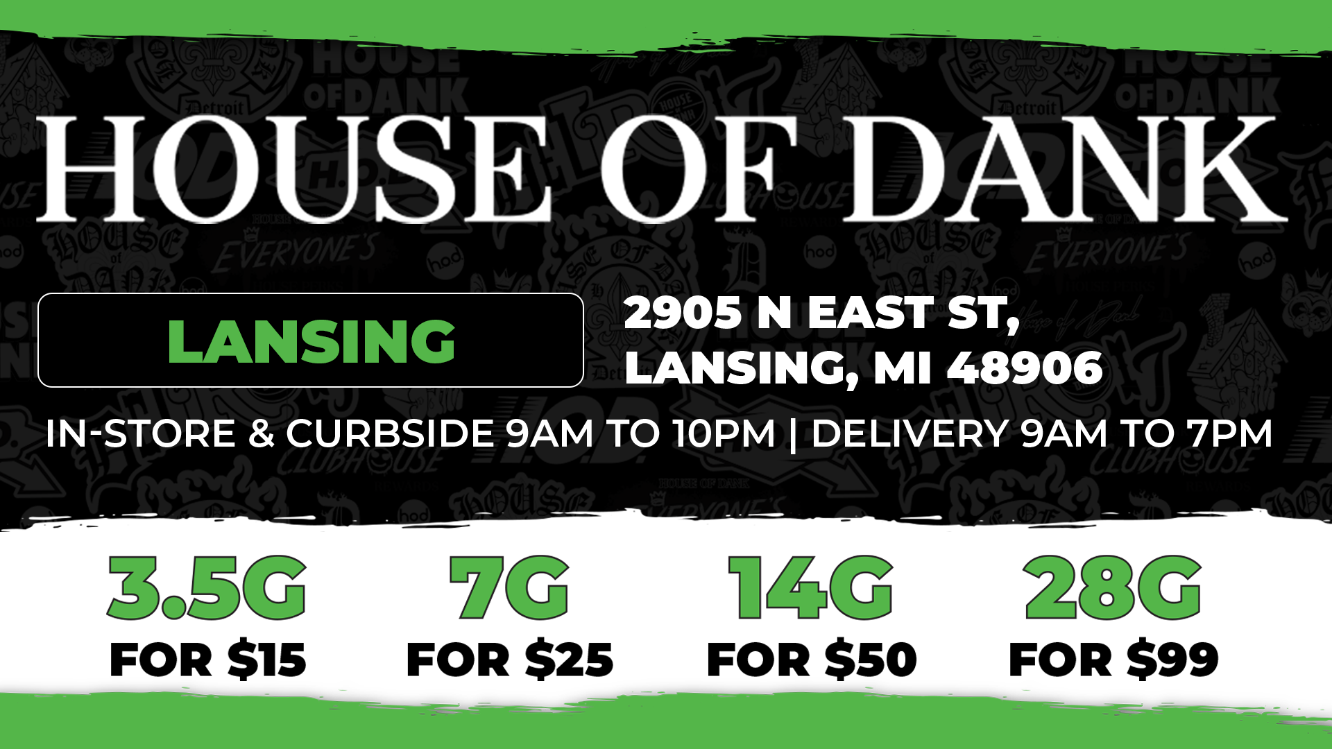 House of Dank Recreational Cannabis - Lansing | Dispensary Menu ...