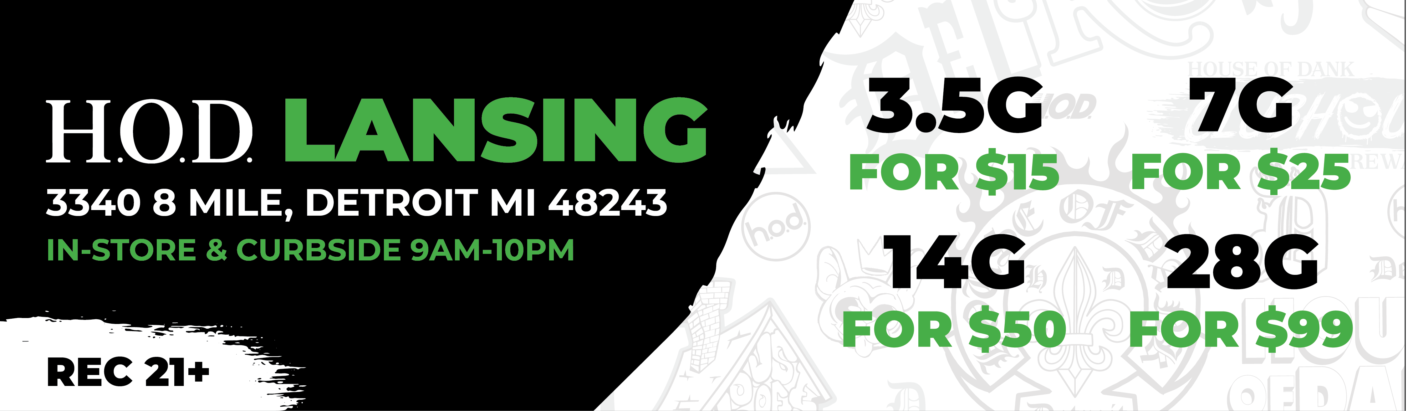 House of Dank Recreational Cannabis - Lansing | Dispensary Menu ...