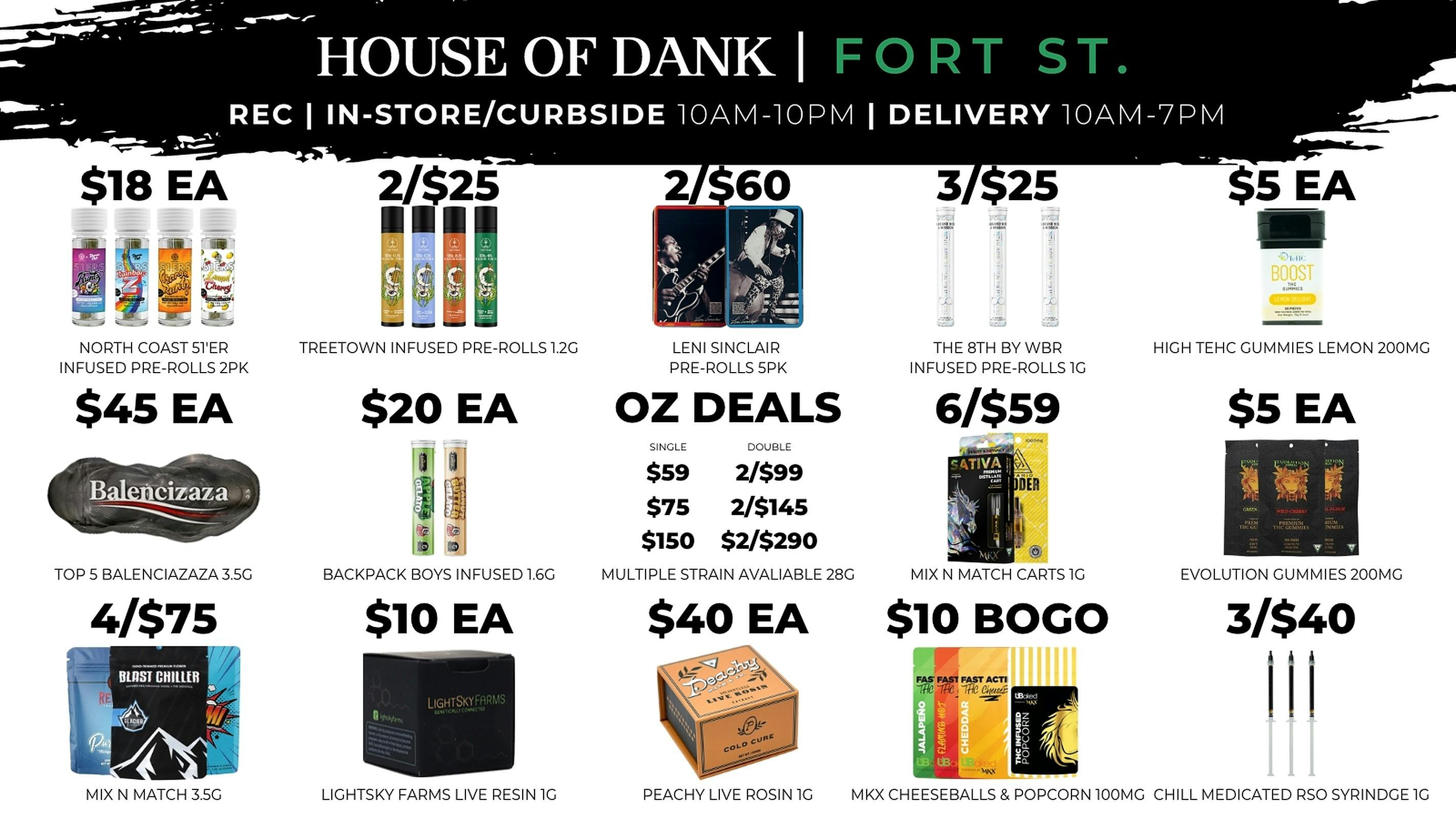 House of Dank Recreational Cannabis - Fort St. | Detroit, MI Dispensary | Leafly