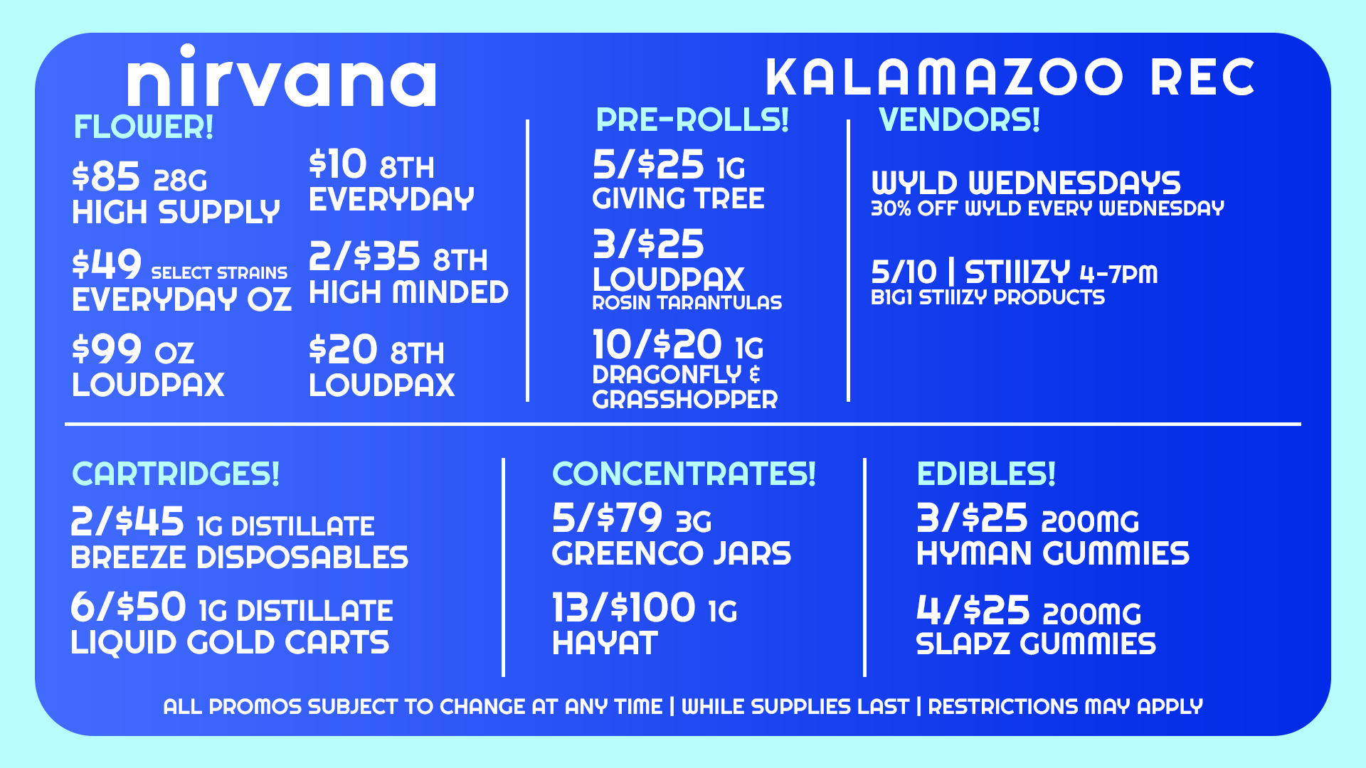 Nirvana Center - Kalamazoo (REC) | Kalamazoo, MI Dispensary | Leafly