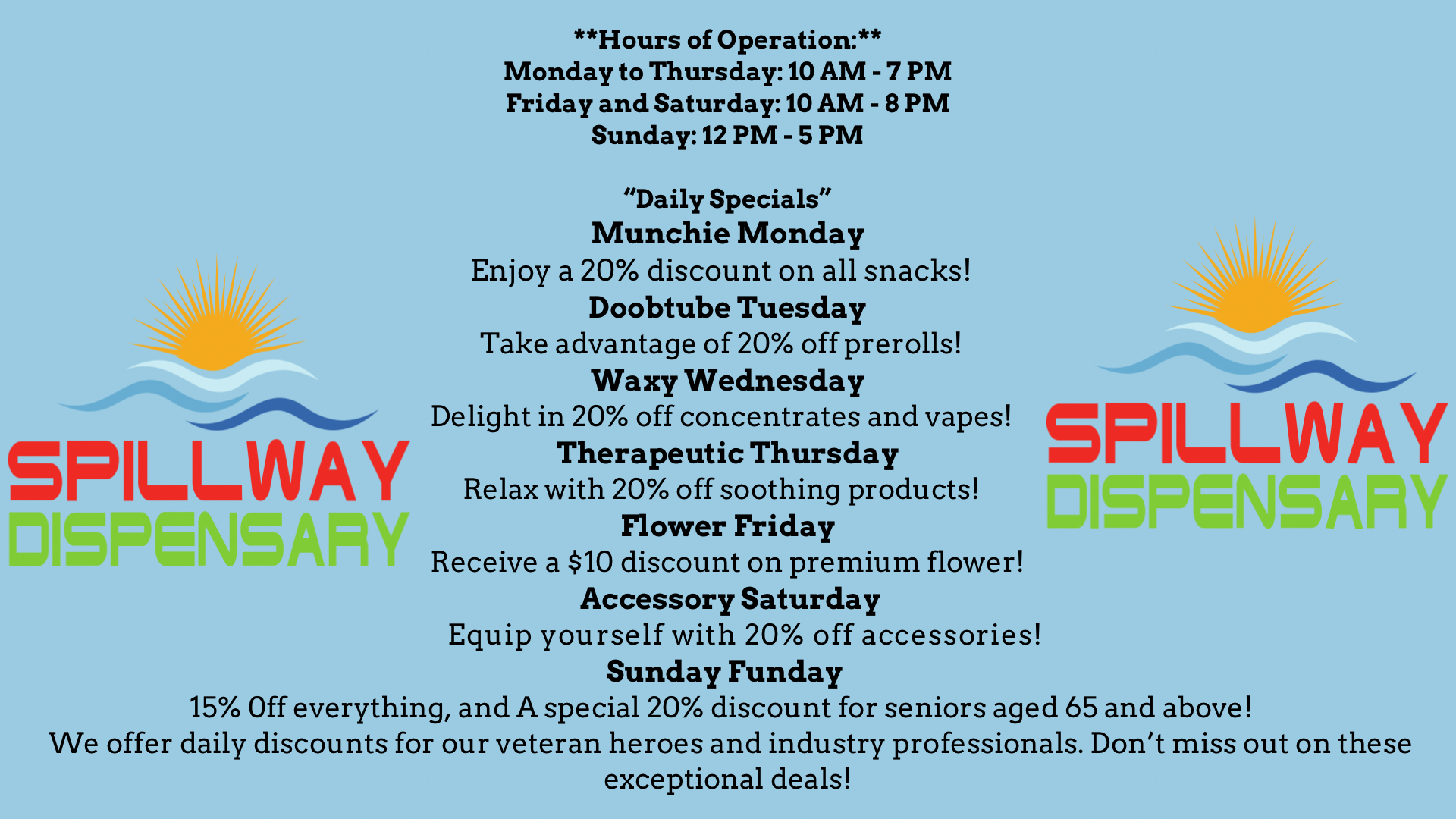 Spillway Dispensary | Dispensary Menu, Reviews & Photos