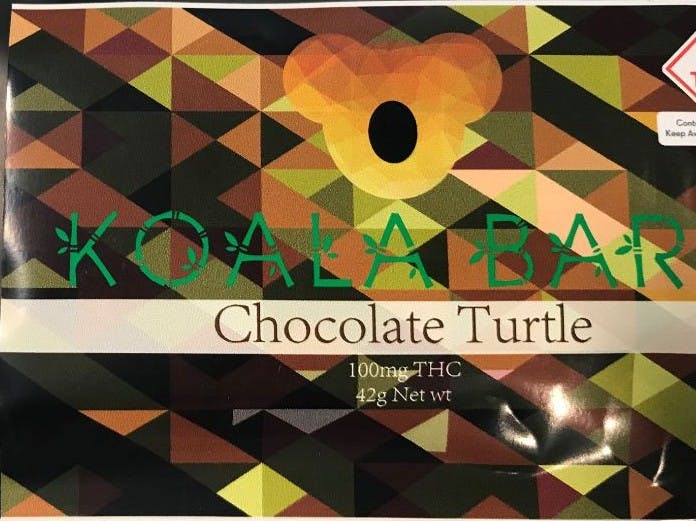 Koala Edibles: Chocolate Turtle Koala Bar 100mg | Leafly