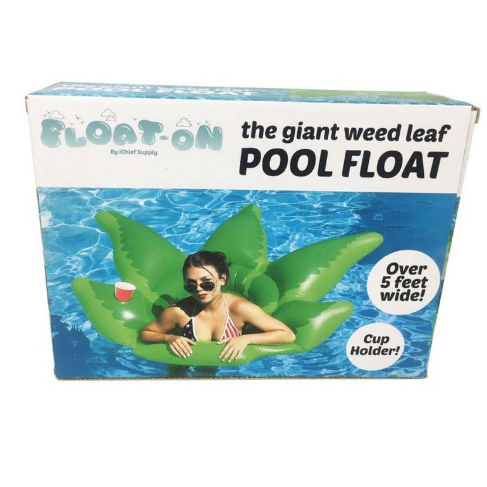 CaliConnected Online Headshop: Giant Weed Leaf Pool Float | Leafly