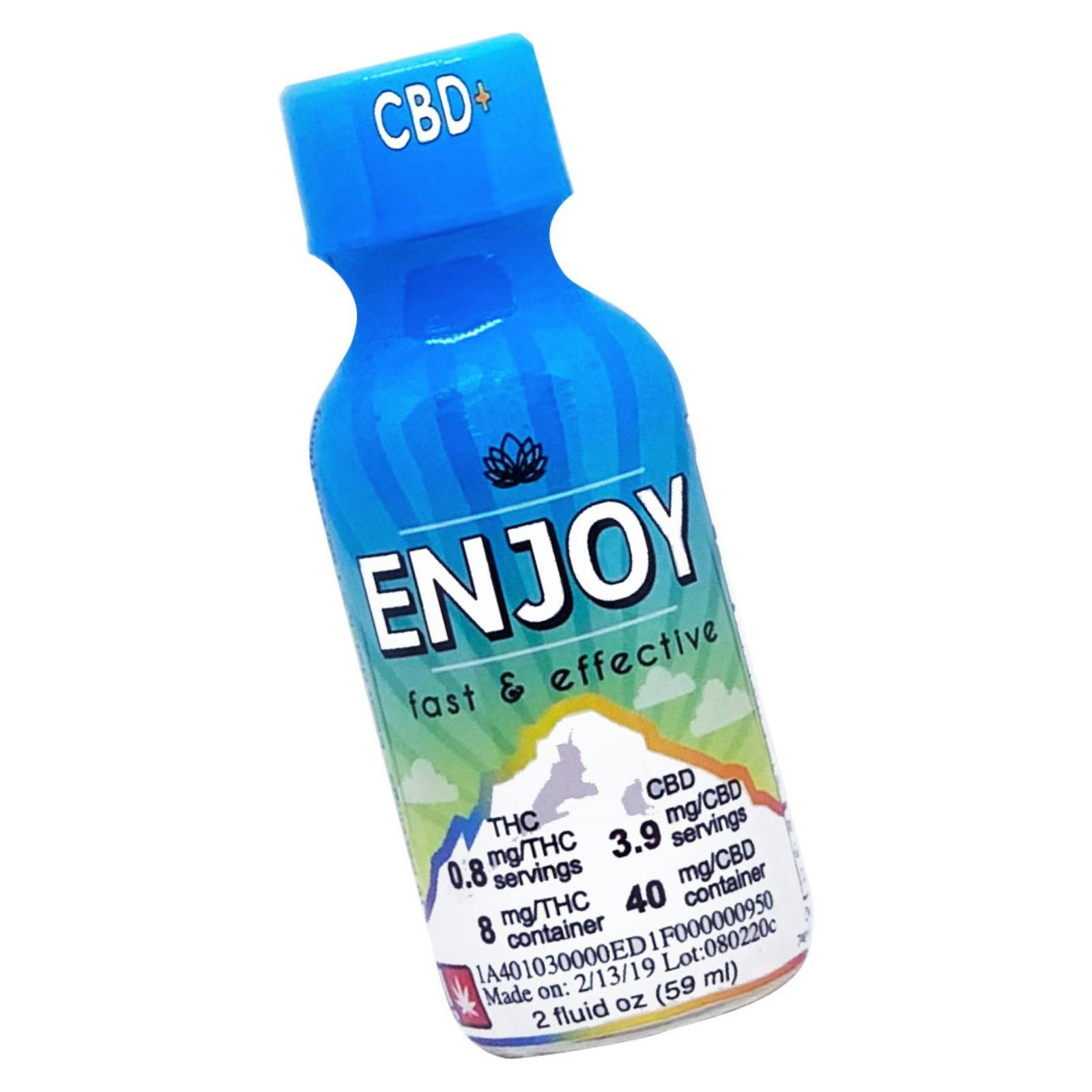 ENJOY Cannabis Co.: 50MG SHOT: CBD+ | Leafly