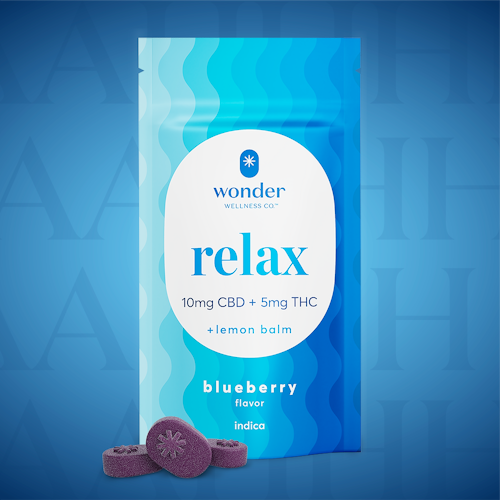 Wonder Wellness Co Wonder Relax 21 Blueberry Gummies 20pk Leafly