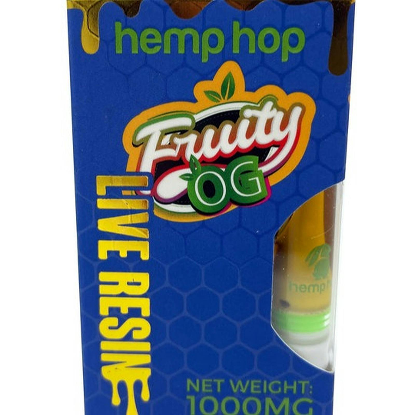 Hemp Hop: Fruity OG Live Resin Vape Cartridge | Leafly