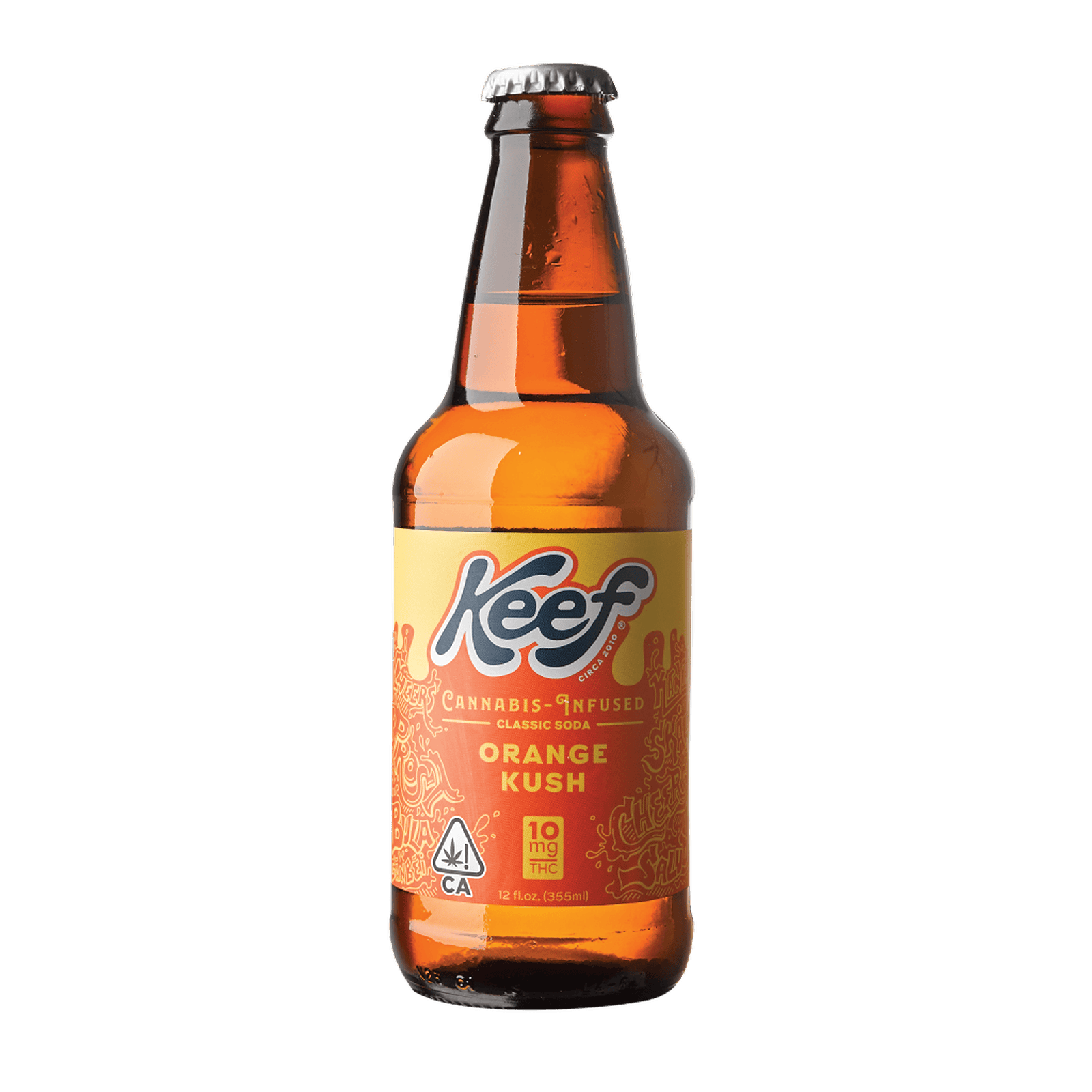 Keef Brands: Keef Classic Soda - Orange Kush 10mg | Leafly