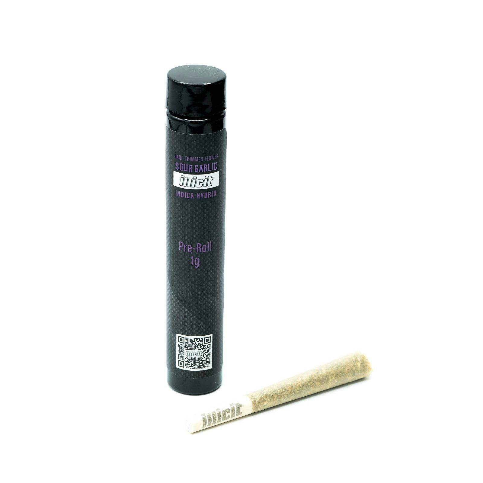 ILLICIT: Sour Garlic 1G Pre-Roll | Leafly