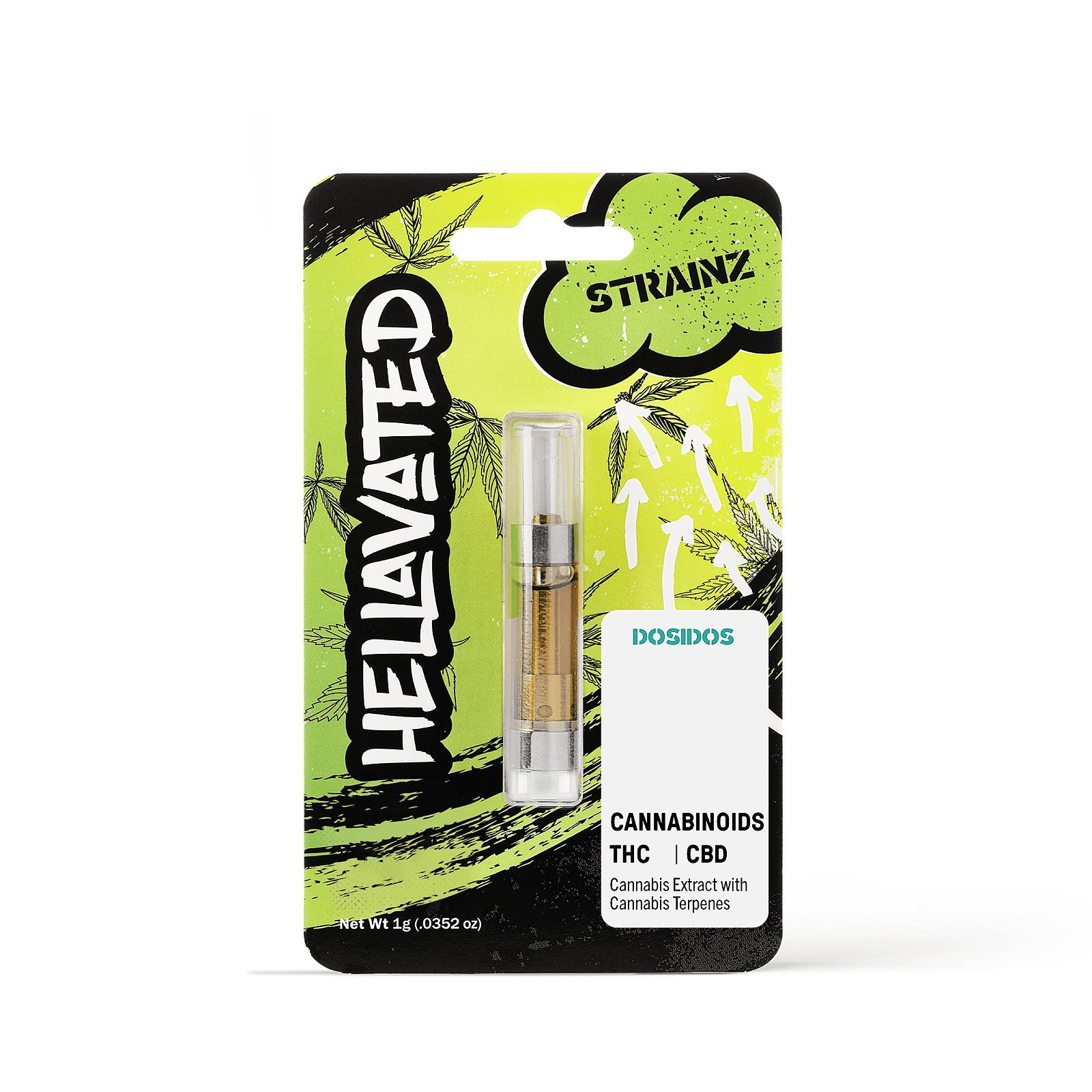 Hellavated: Dosidos Strainz Cartridge 1g | Leafly