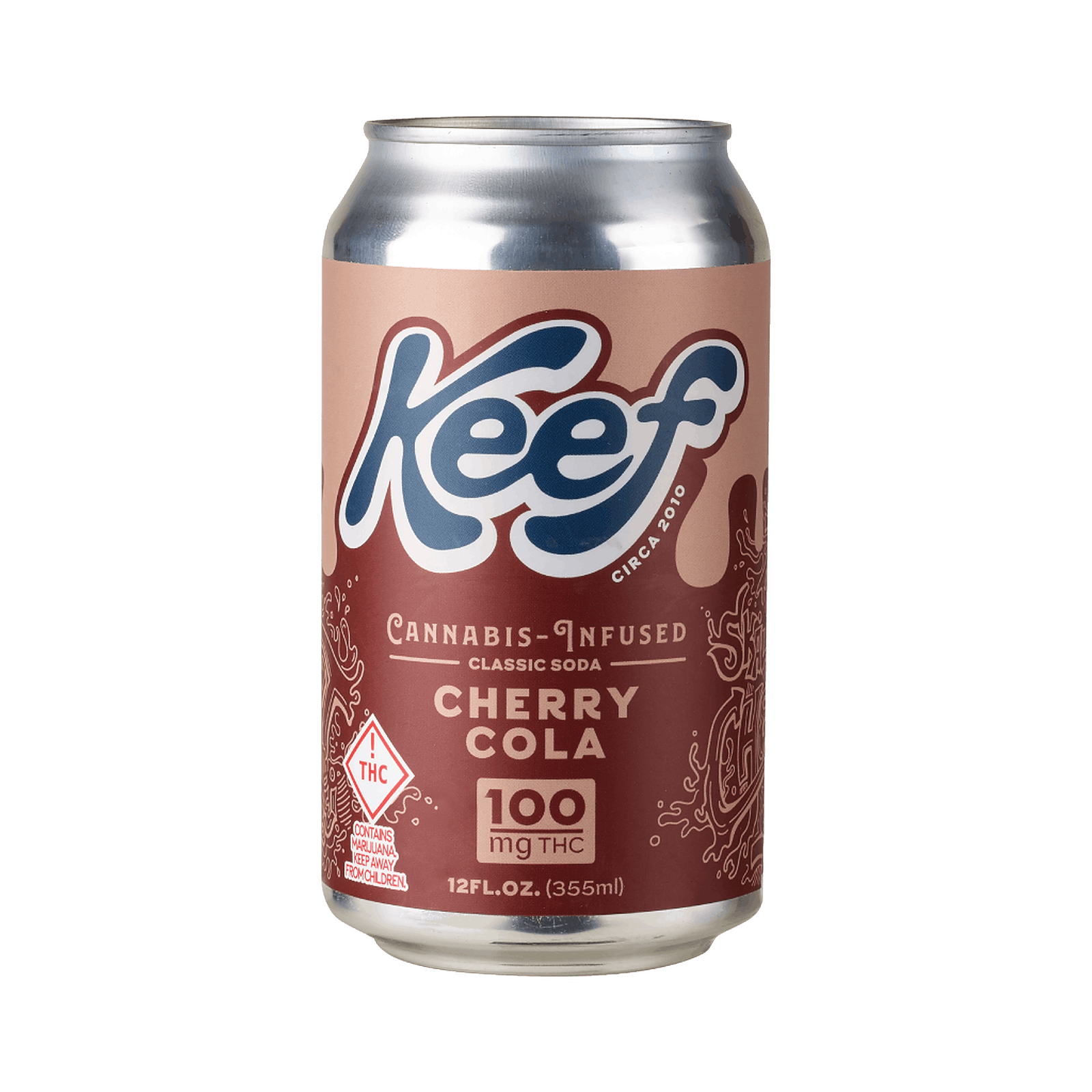 Keef Brands: Keef Classic Soda - Original Cherry Cola 100mg | Leafly