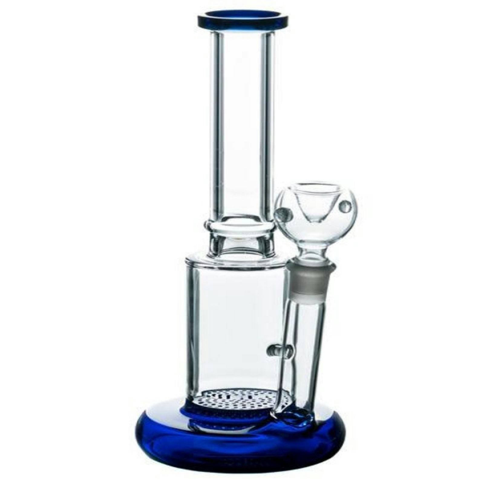 Stash Lab Technologies: 9.5" Honeycomb Perc Puck Base Bong | Leafly
