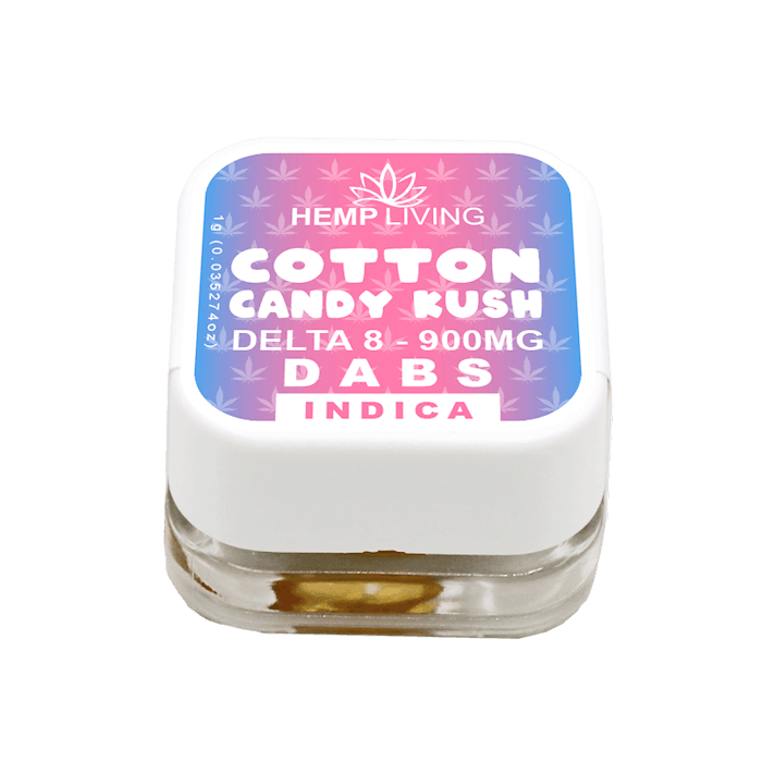 Hemp Living: Hemp Living Delta 8 Dab Wax 1g Jar - Cotton Candy Kush ...