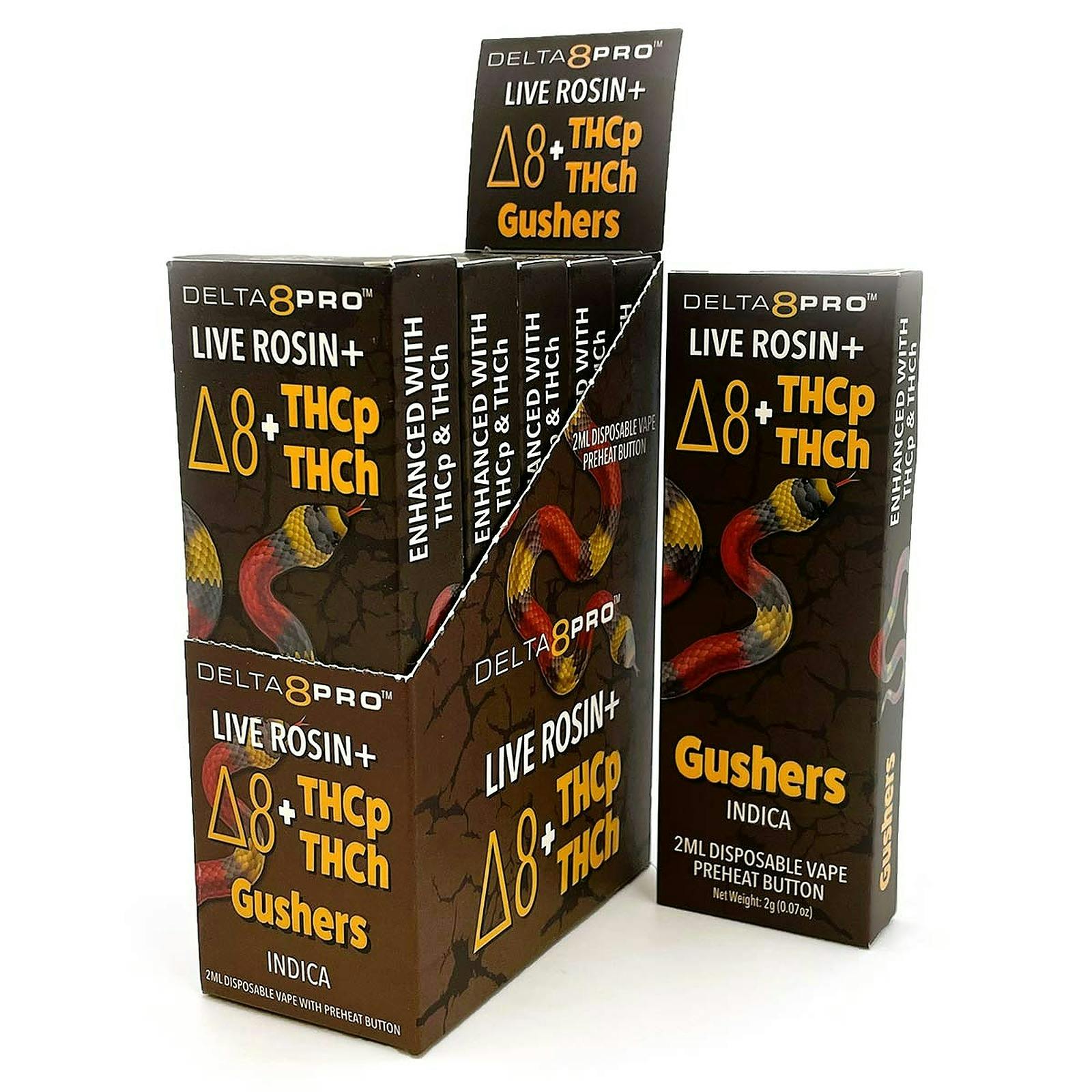 Delta 8 Pro: 2mL Live Rosin Disposable - Gushers (Delta-8, THCp, THCh ...