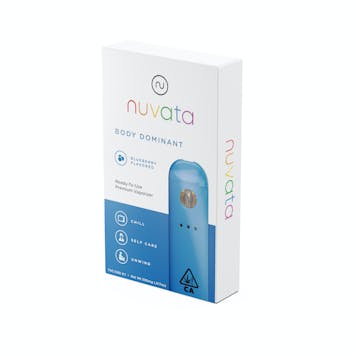 Nuvata: Blueberry Body Dominant Vaporizer 0.5g | Leafly