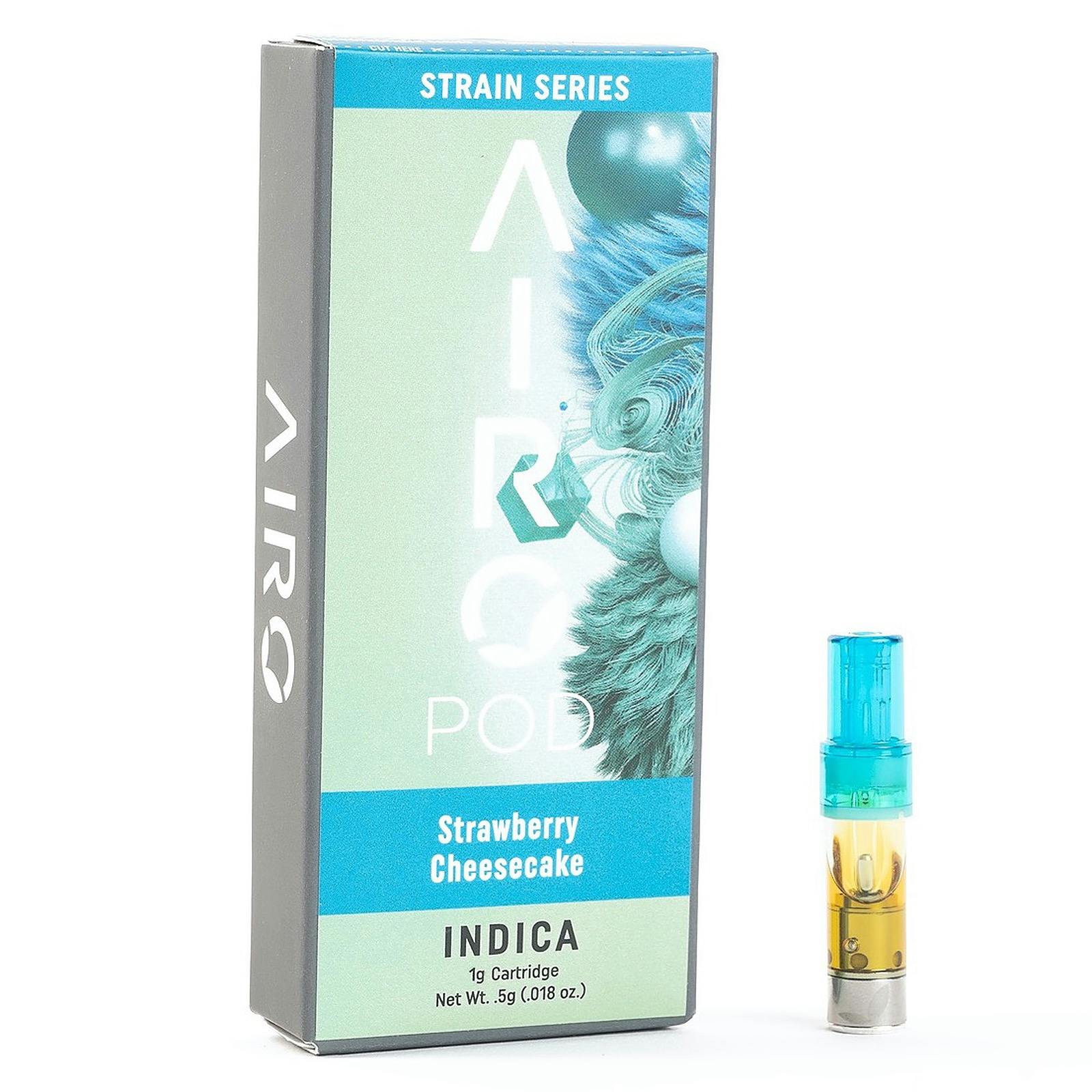 Airo Brands: Strawberry Cheesecake - Indica - AiroPod - 1g | Leafly