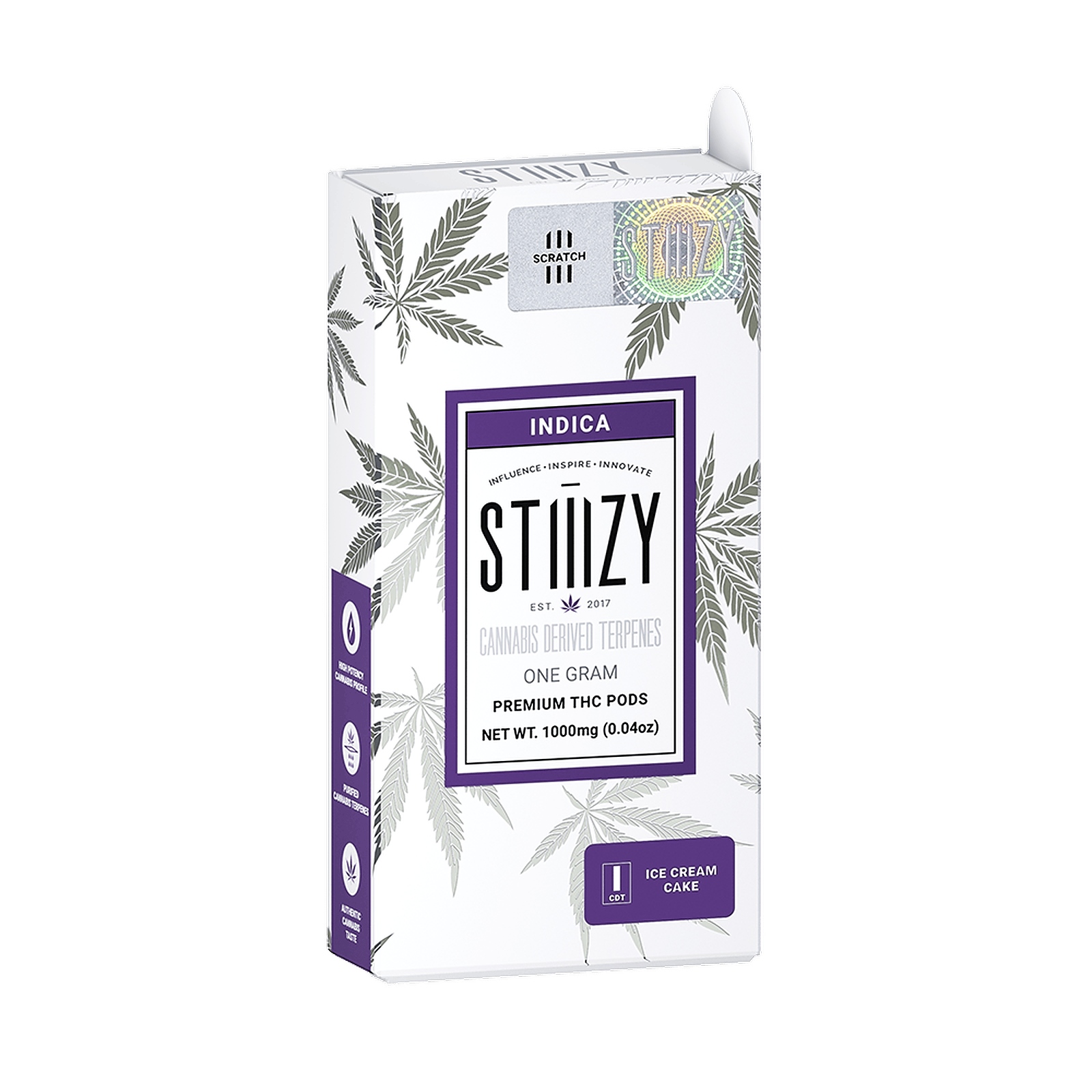 STIIIZY: ICE CREAM CAKE - CANNABIS DERIVED TERPENES POD 1G | Leafly