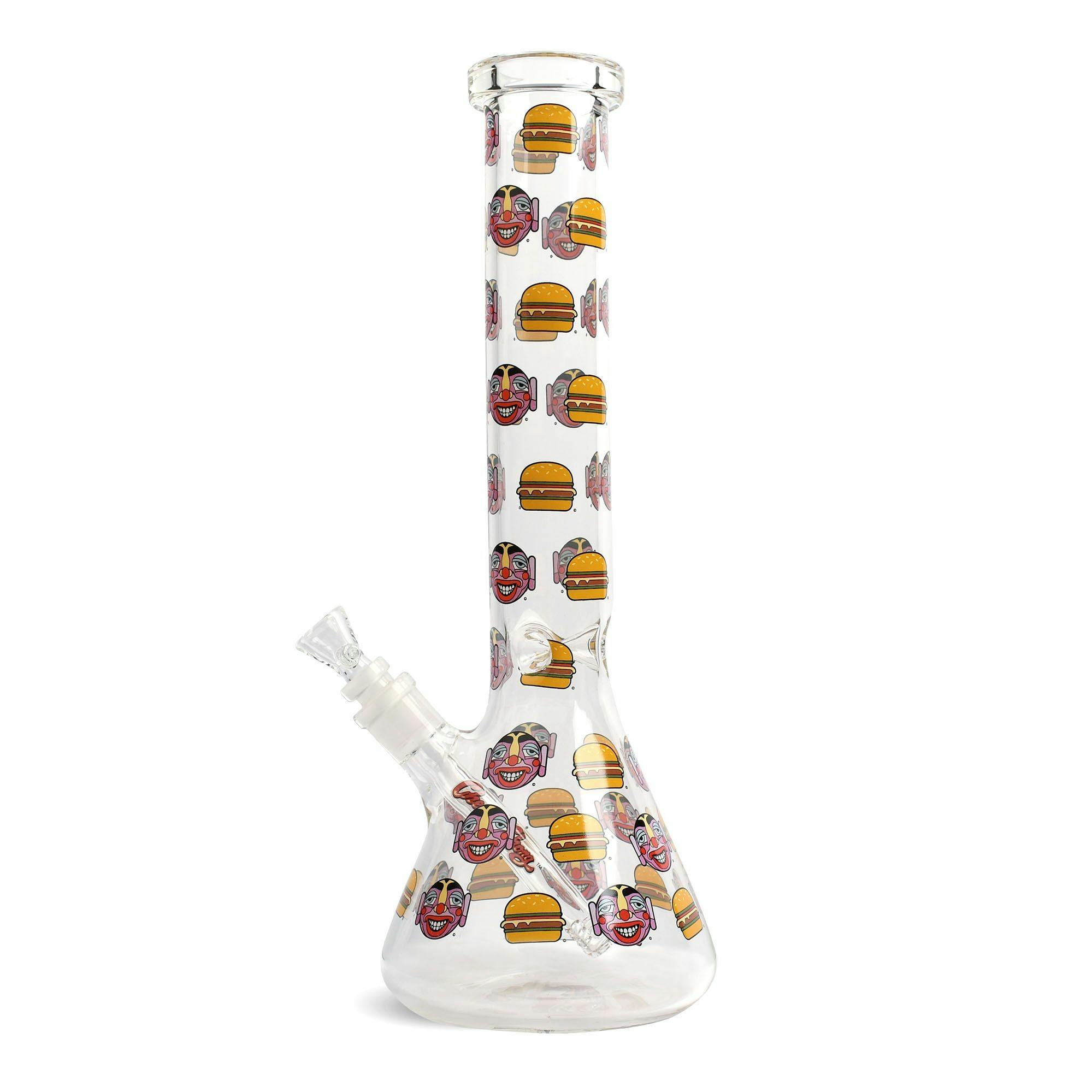 Cheech & Chong Glass: 15" Hamburger Beaker Tube Bong | Leafly