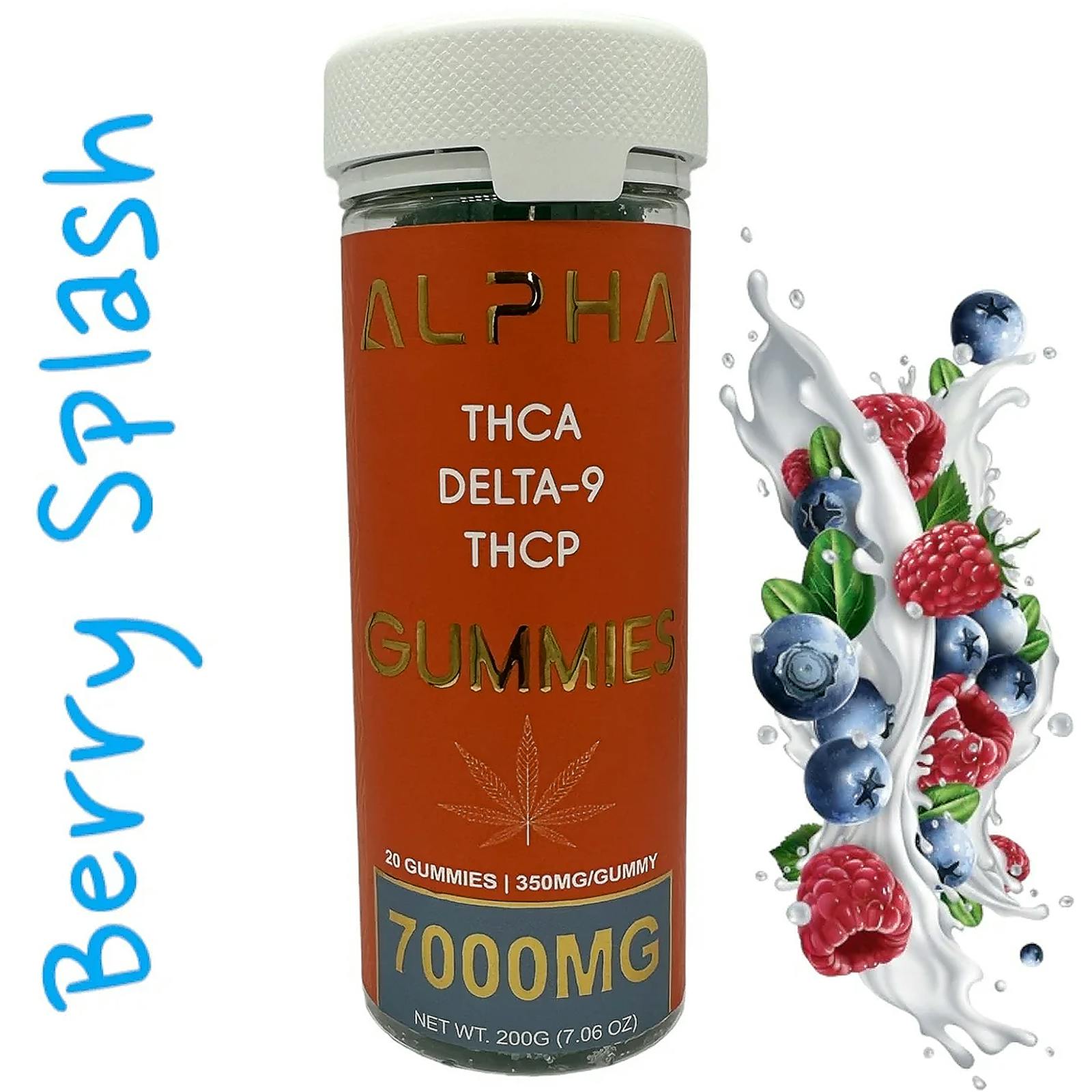 MedPlex: 7000mg Delta 9 THC THCA THCP Giant Edibles Gummies Berry ...