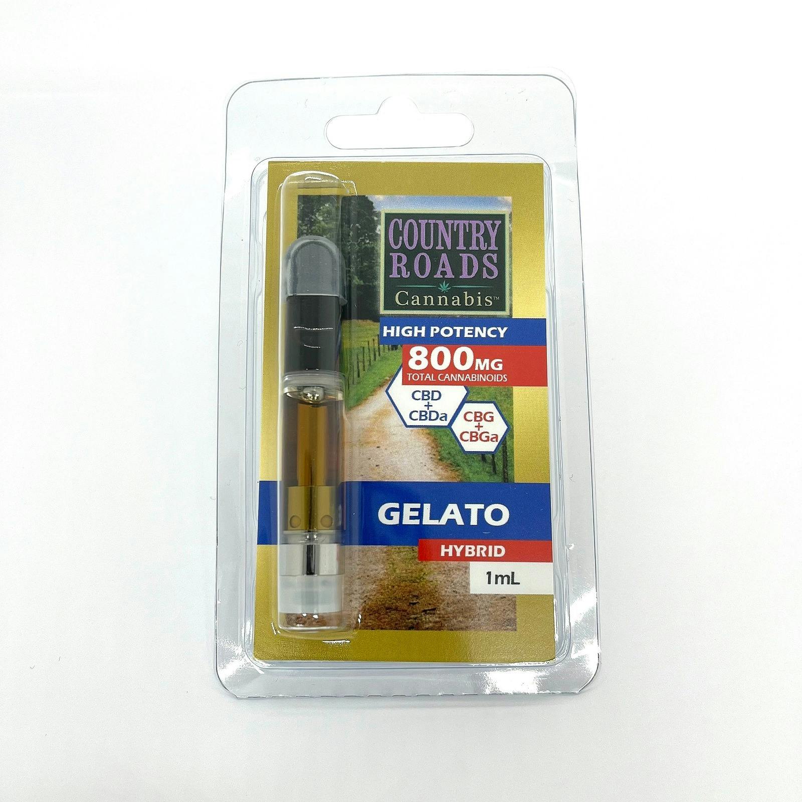 Country Roads Cannabis: Gelato Full Spectrum CBDa Vape Cartridge | Leafly