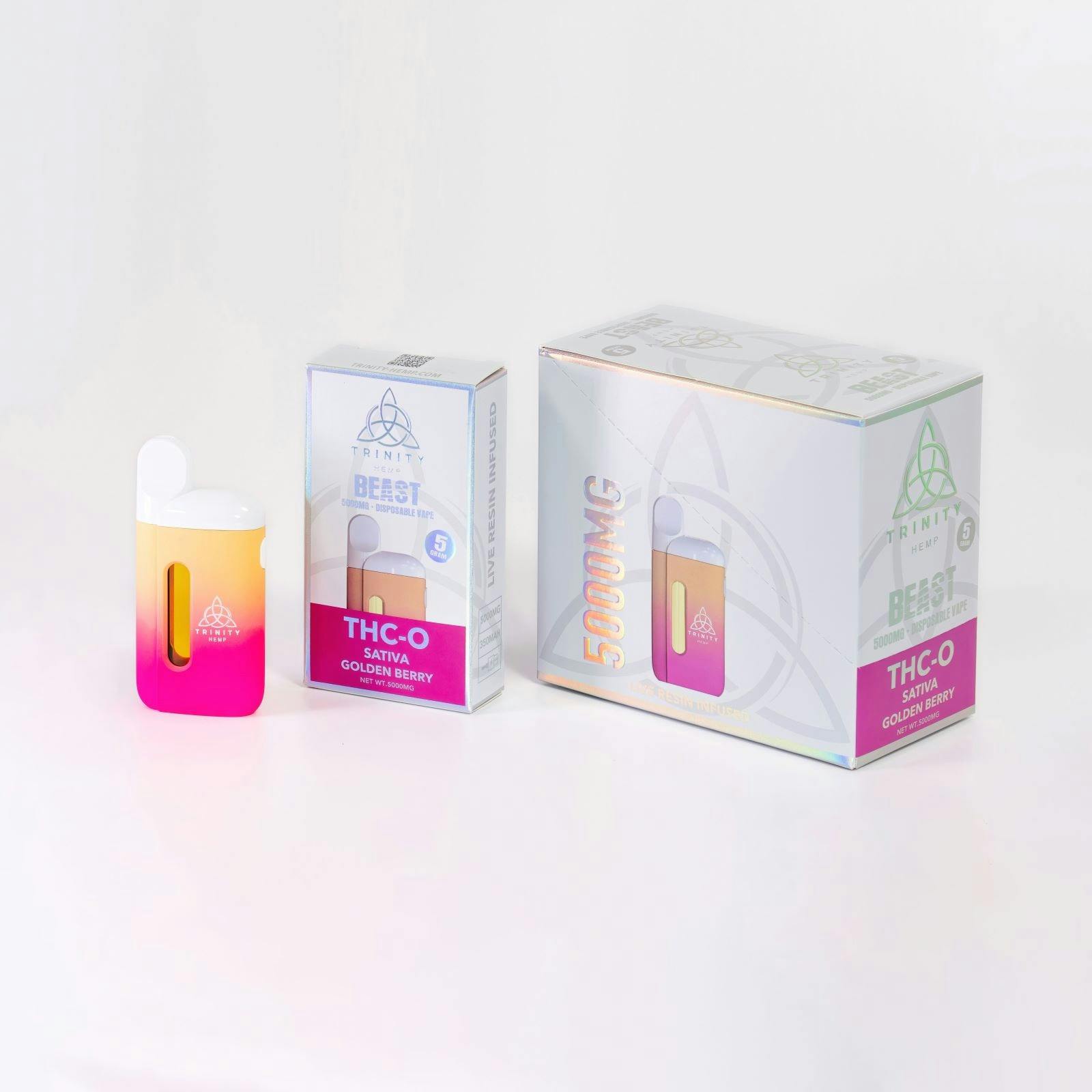 Trinity Hemp: 'THE BEAST' 5ML THC-O Mod Box Vape | Leafly
