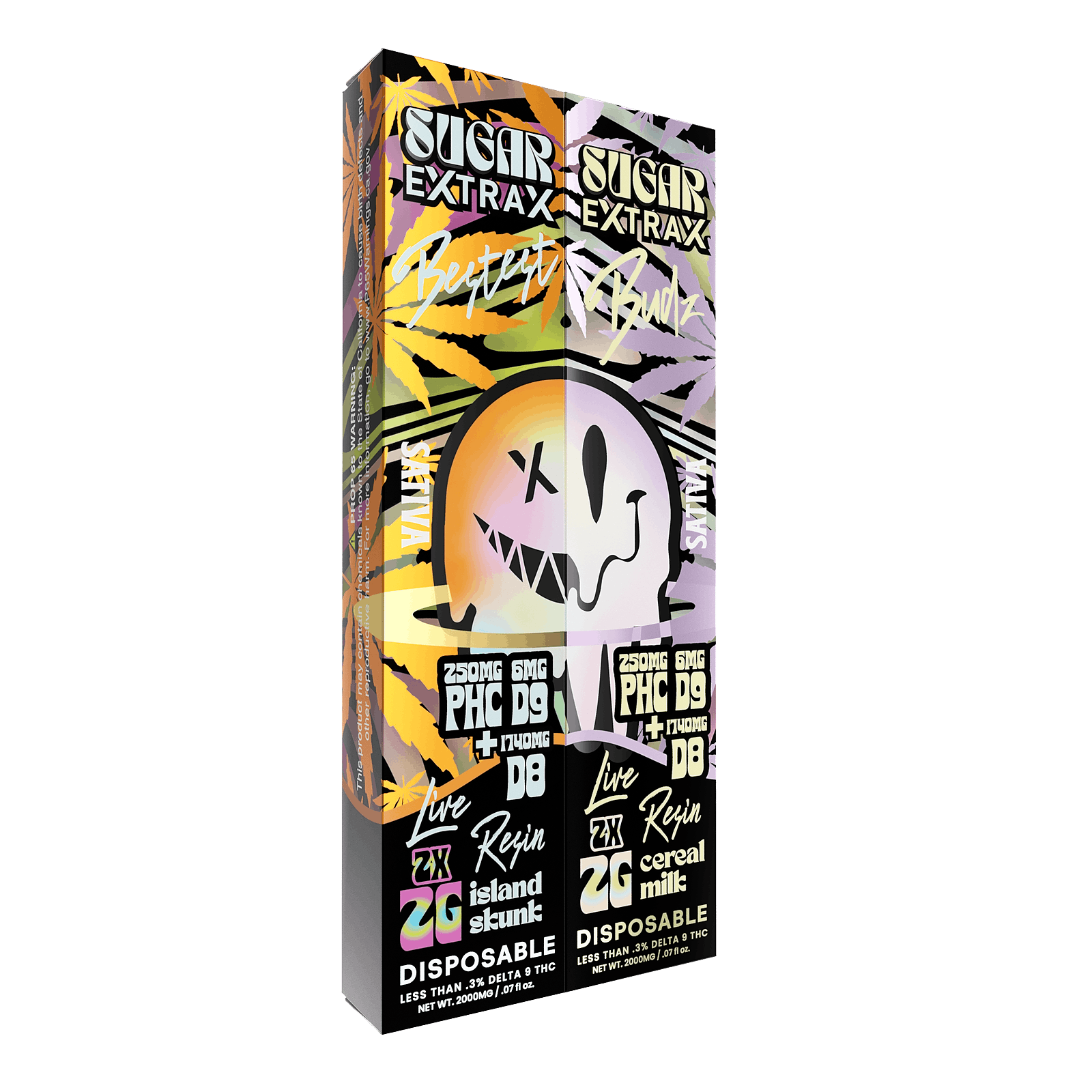 Delta Extrax: Island Skunk X Cereal Milk Sugar Extrax Disposables – 2 ...