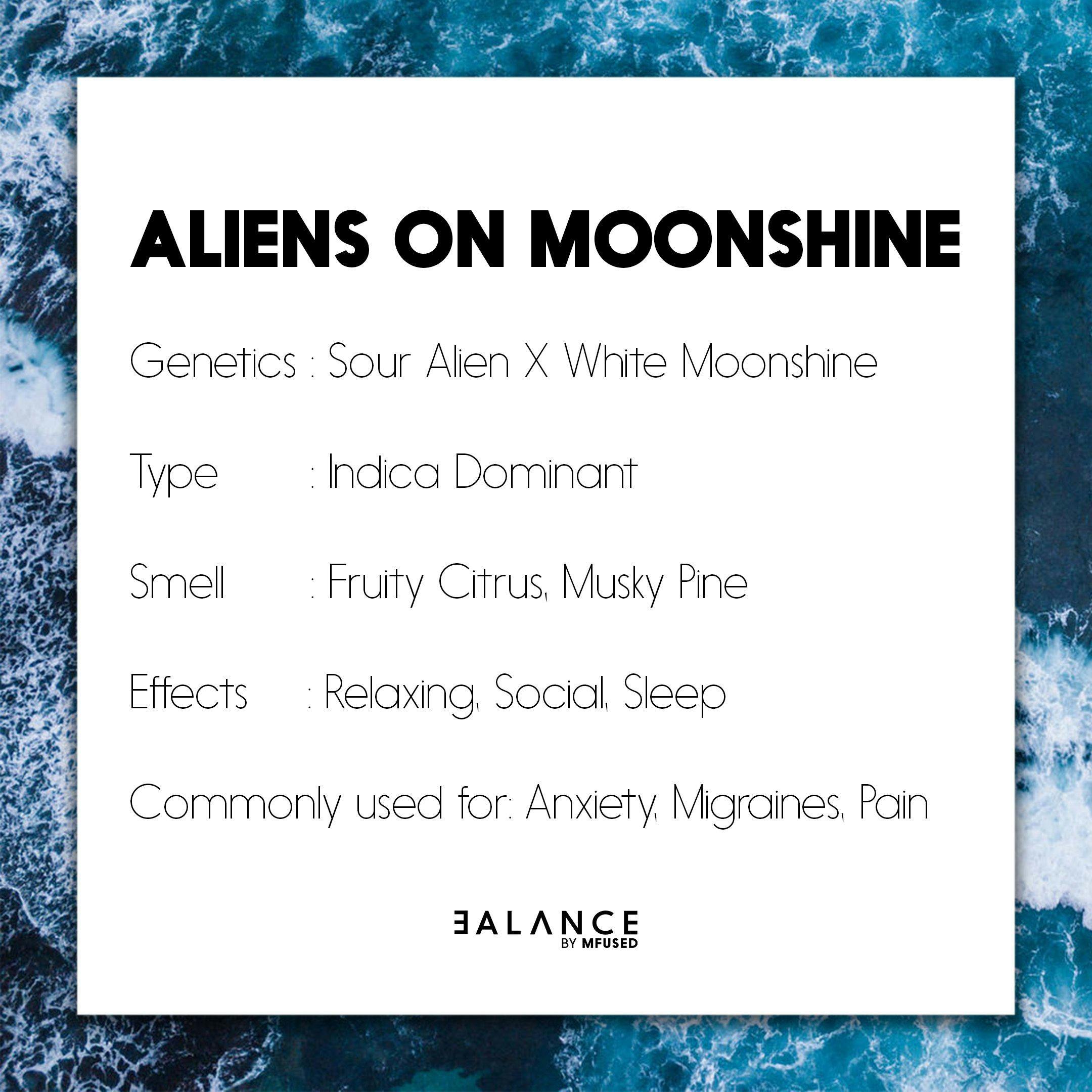 MFUSED: BALANCE - Aliens on Moonshine 5:1 High CBD Cartridge | Leafly