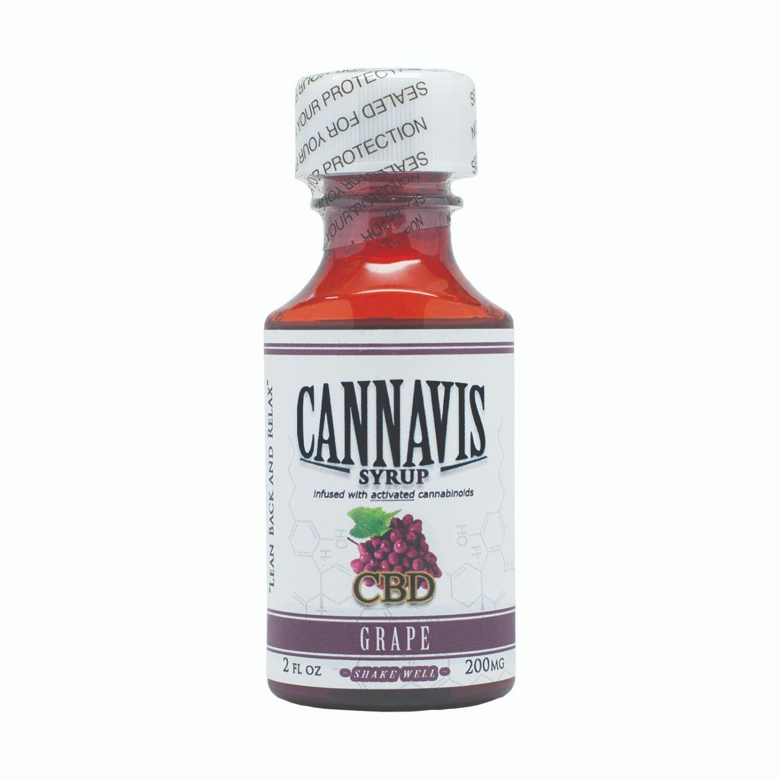 Cannavis: 2oz CBD Grape Syrup | Leafly