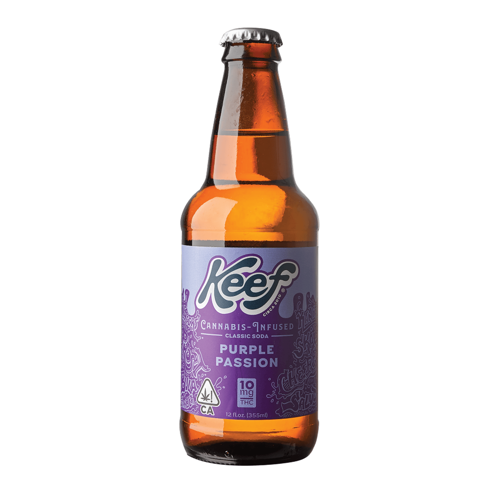 Keef Brands: Keef Classic Soda - Purple Passion 10mg | Leafly