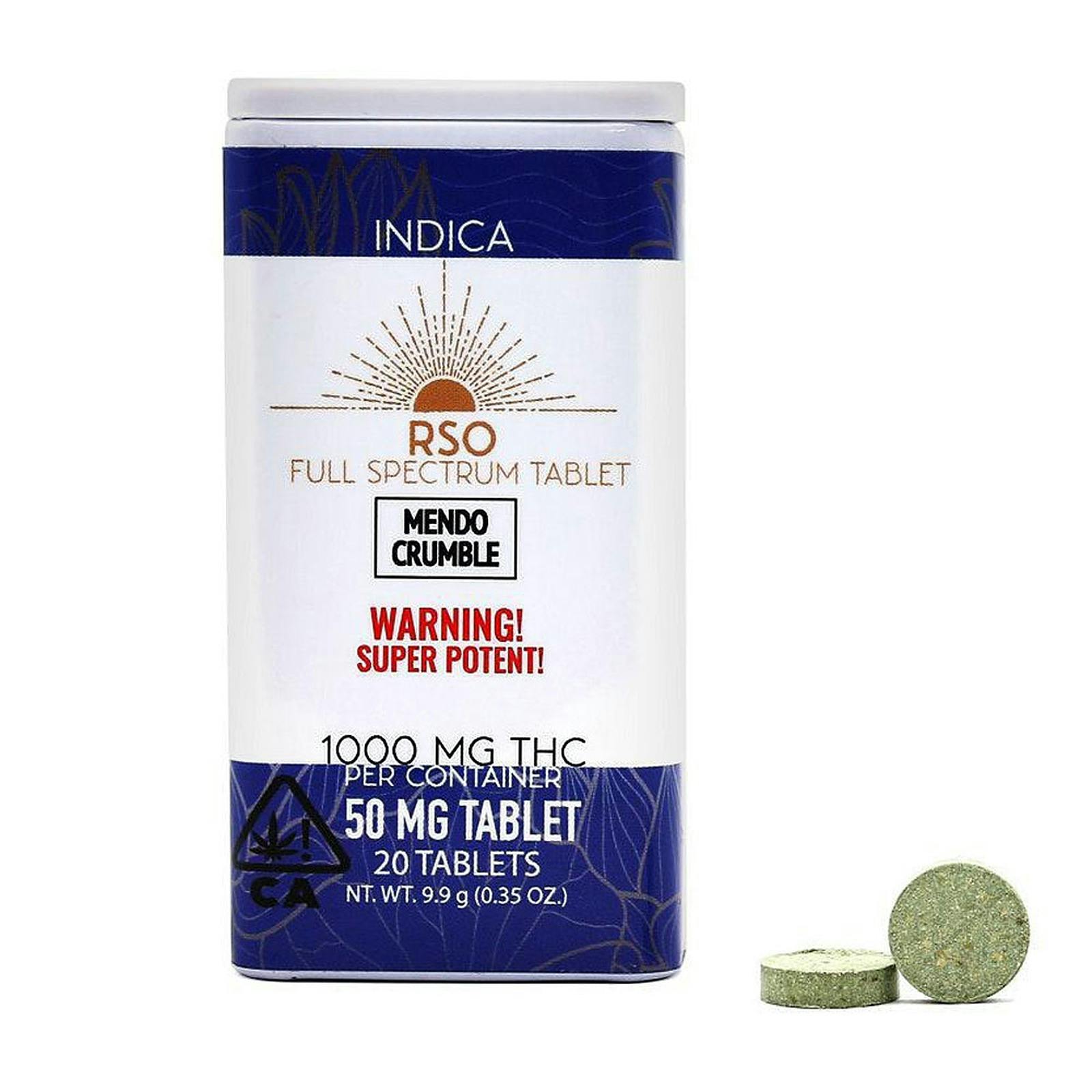 Emerald Bay Extracts: Mendo Crumble RSO Tablet [50mg] (1000mg Package ...