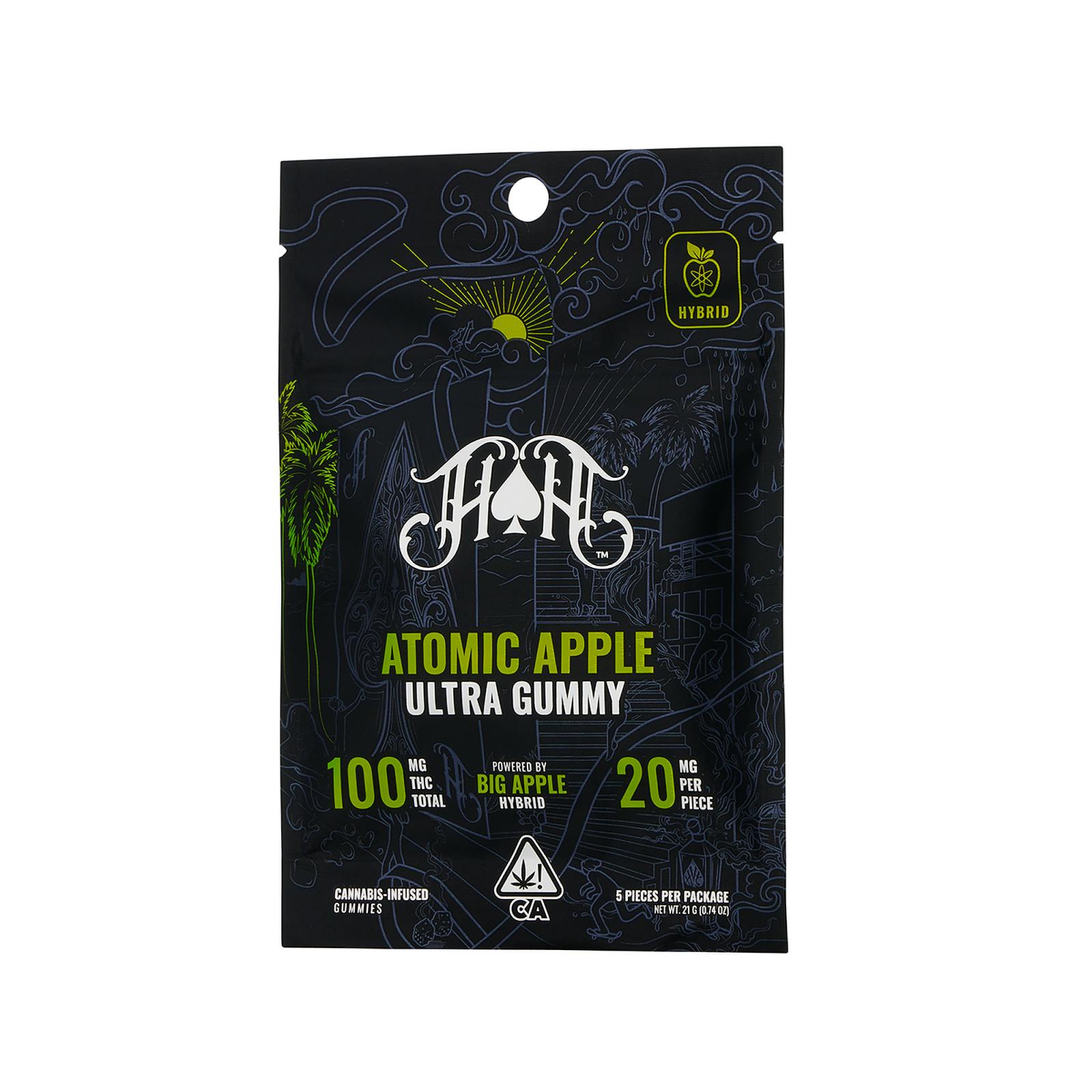 Heavy Hitters: Atomic Apple | Hybrid - Ultra Pure Gummies - 100mg THC ...