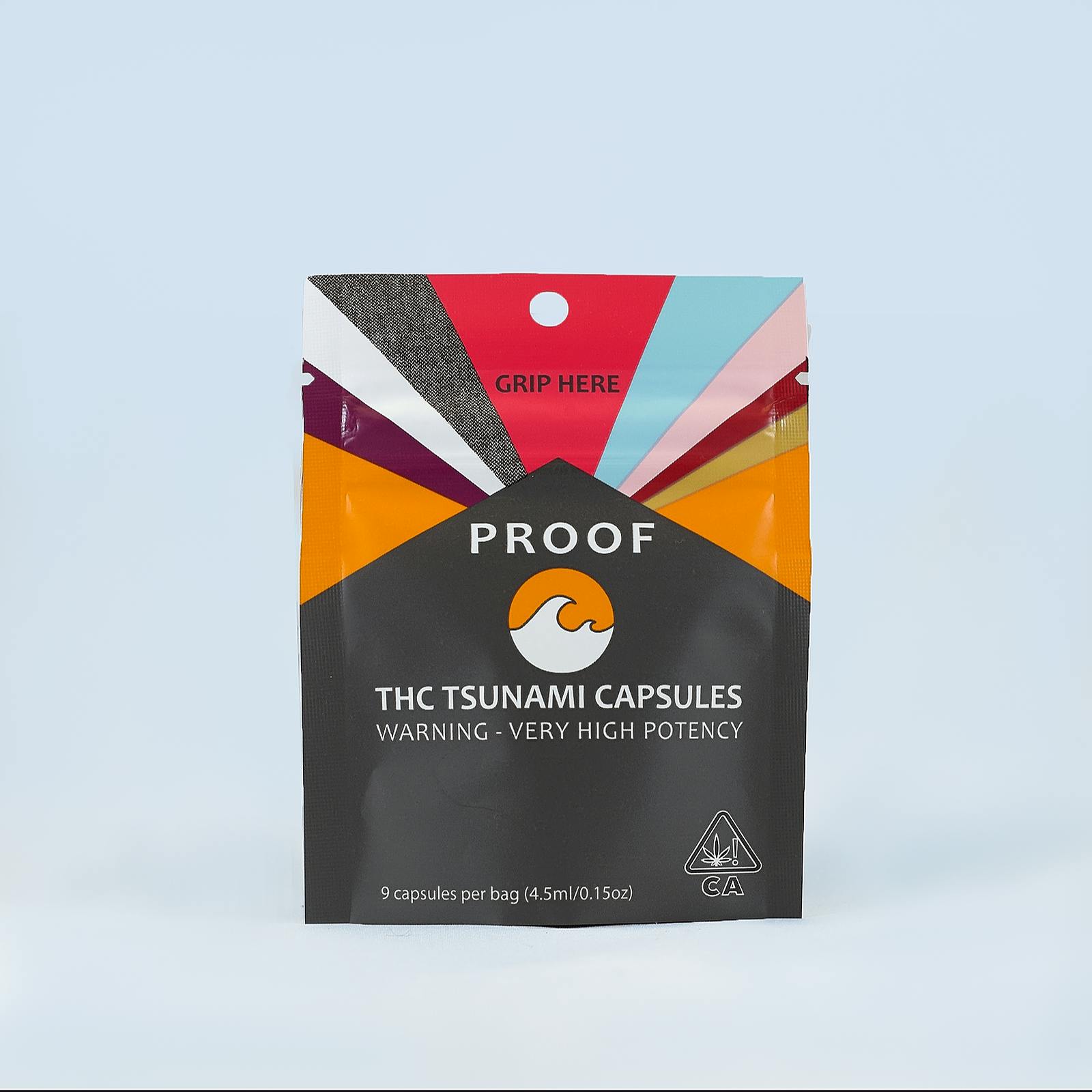 Proof: TSUNAMI CAPSULES - 100MG THC PER CAPSULE (5-pack) | Leafly
