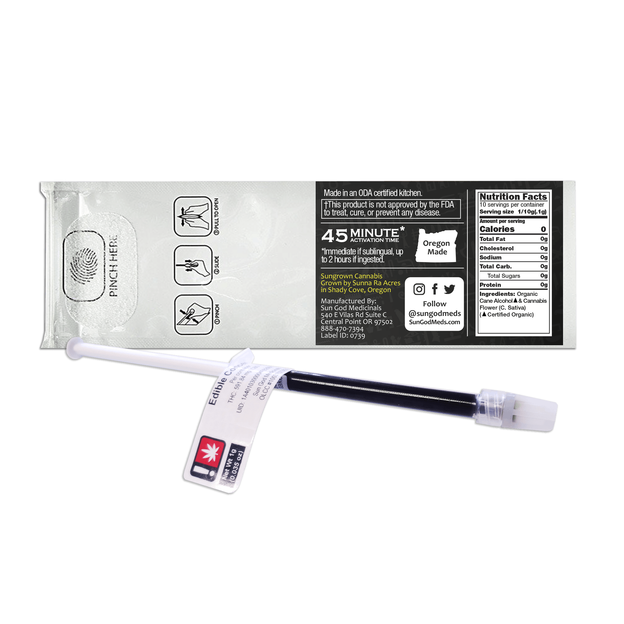 Sun God Medicinals - OLCC Division: Ra Cannabis FECO Whole Plant ...