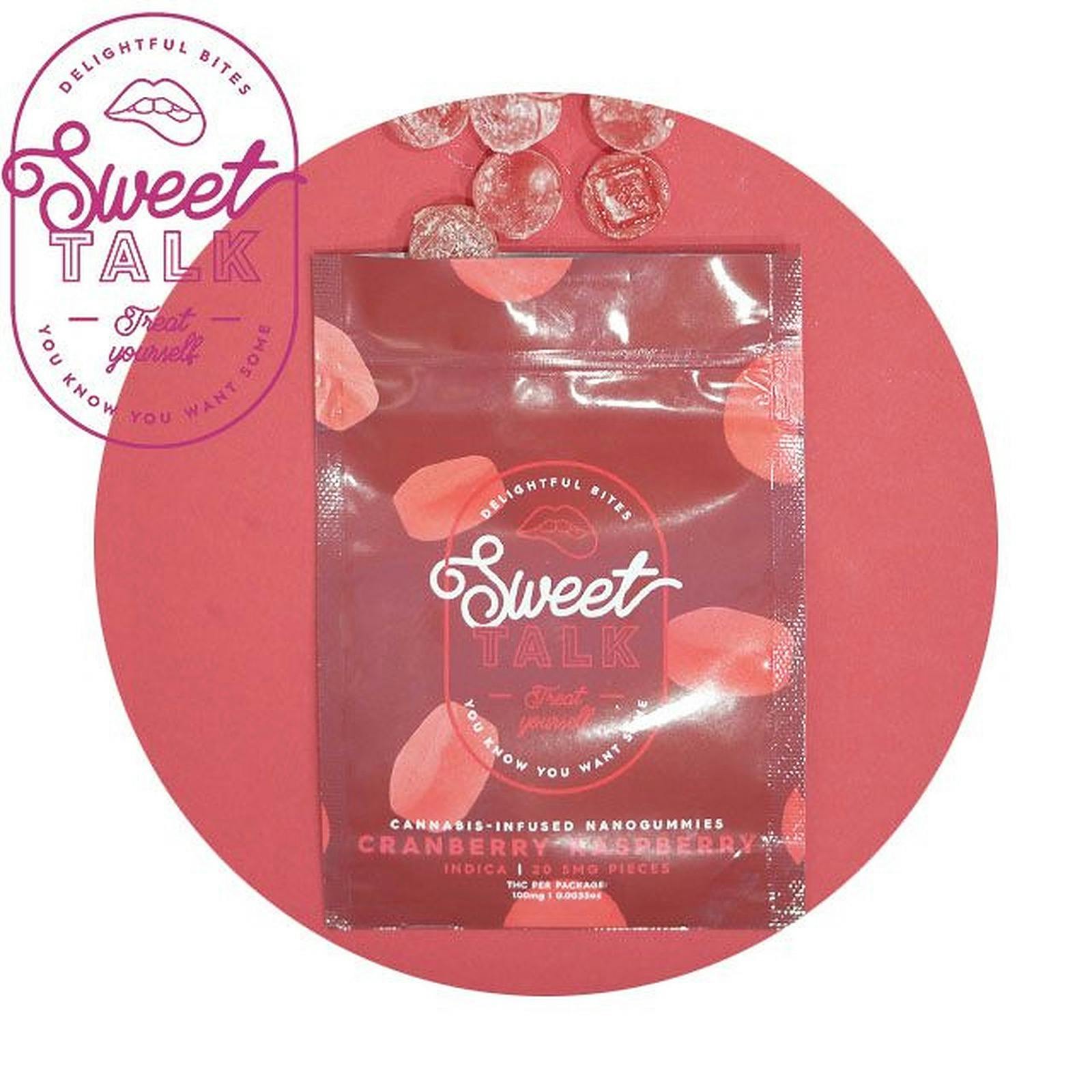 Sweet Talk: Sweet Talk Nano Gummies Cranberry Raspberry - Indica | Leafly