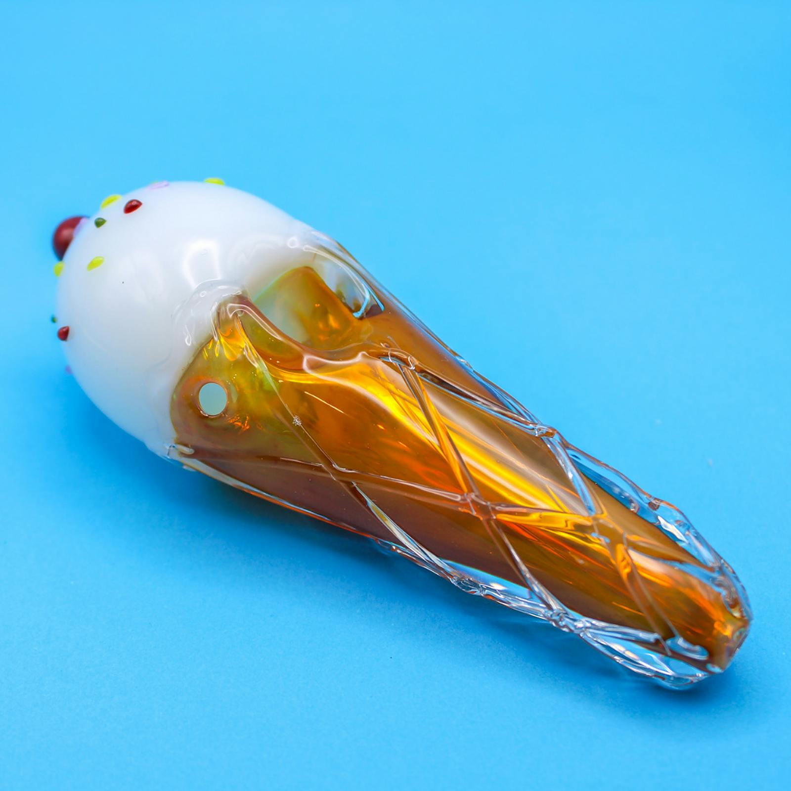 Simply Crafted: Ice Cream Cone Glass Pipe | Leafly
