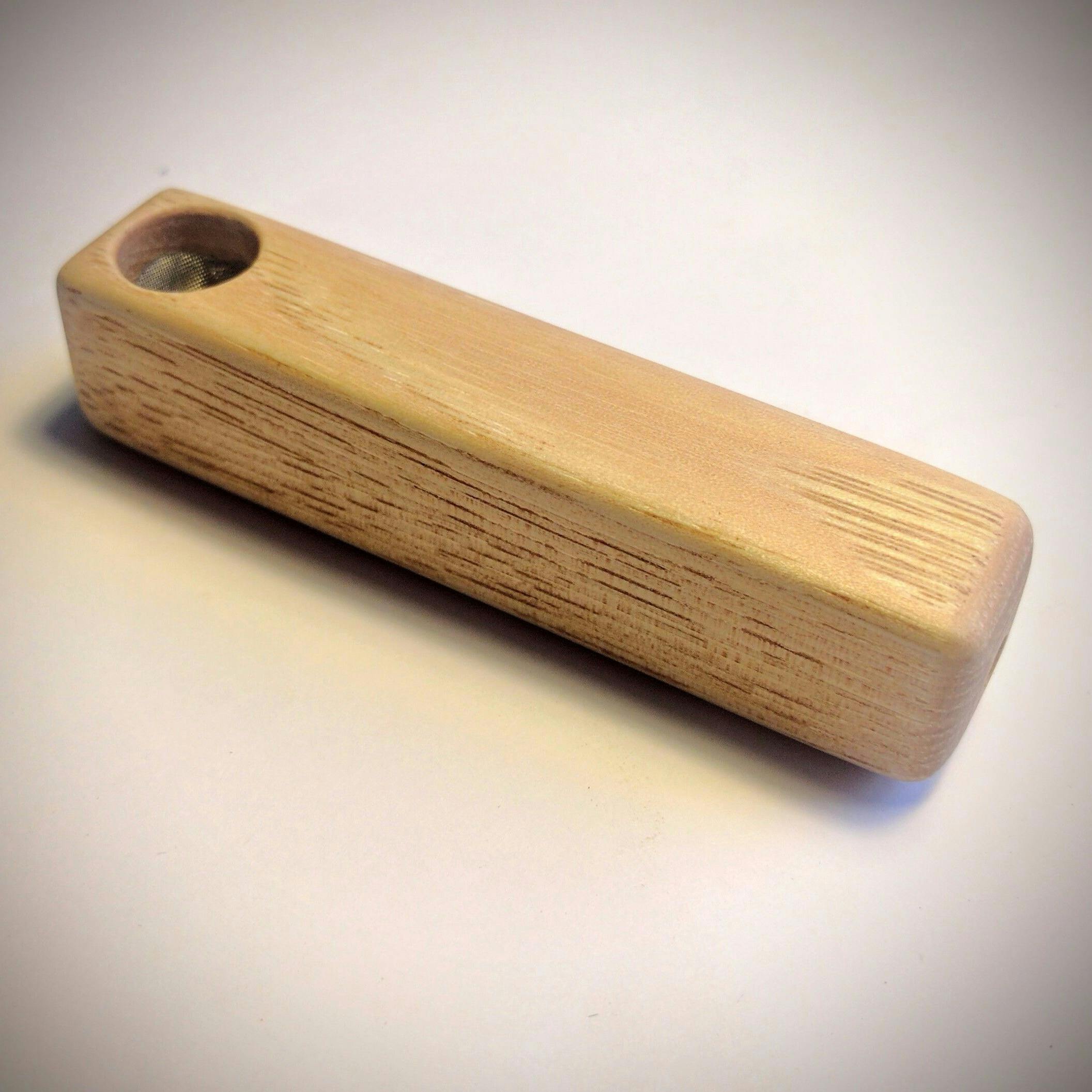 Pipe Dream Arts: Wooden HICKORY Smoking Pipe - Handmade Wooden Travel ...