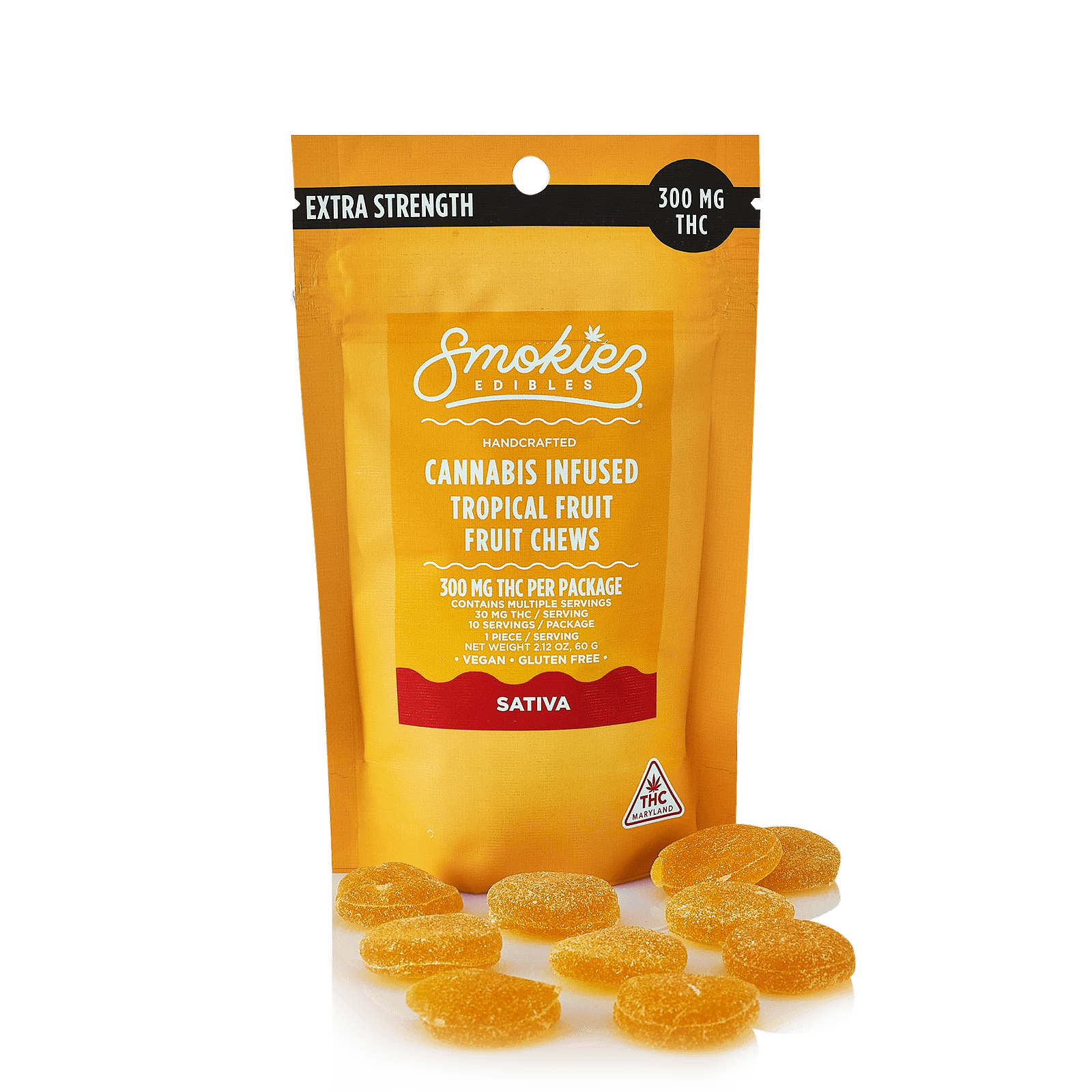 Curio Wellness: Smokiez Sweet Tropical Fruit Sativa-30mg | Leafly
