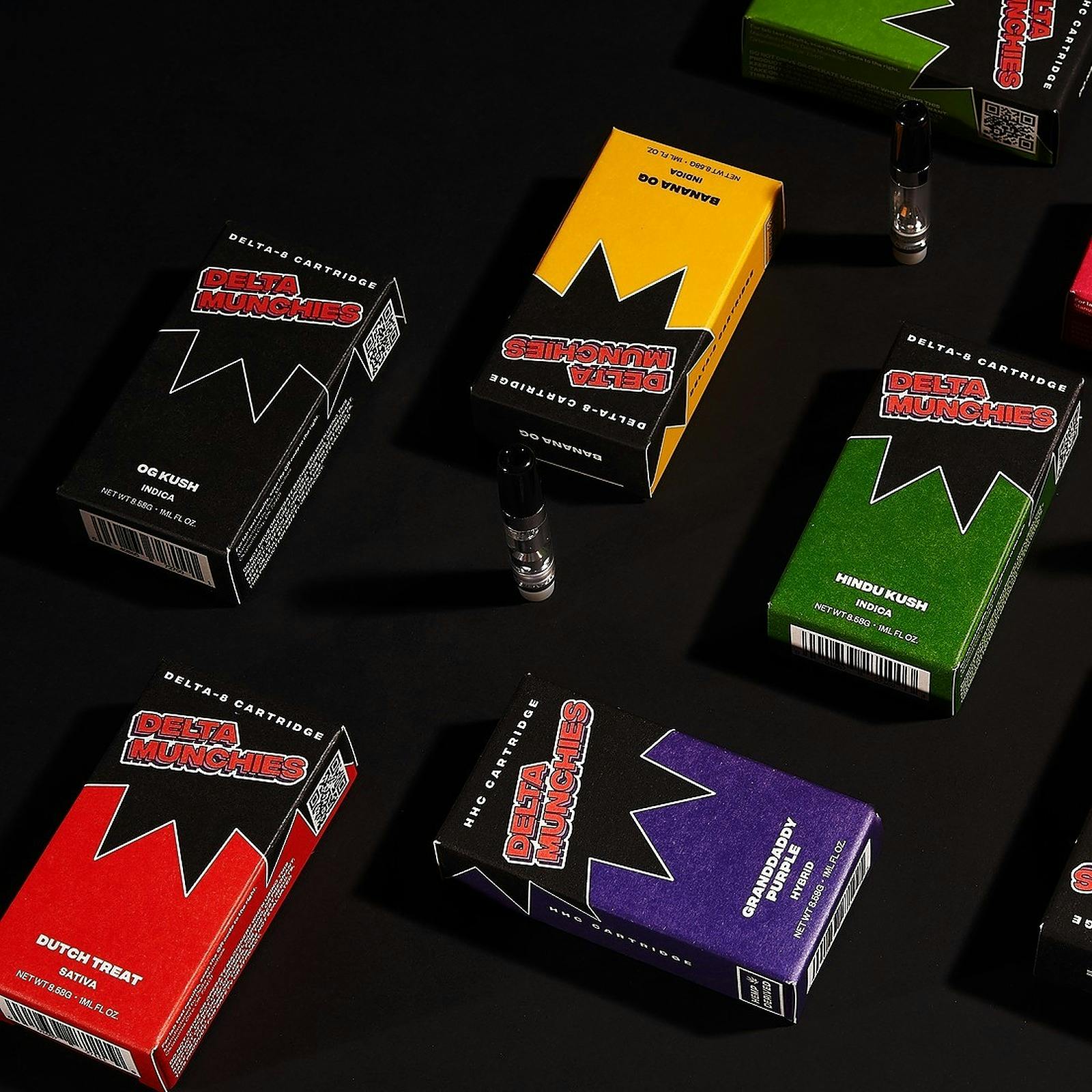 Delta Munchies: Dutch Treat 1000mg Delta 8 Vape Cartridge | Leafly