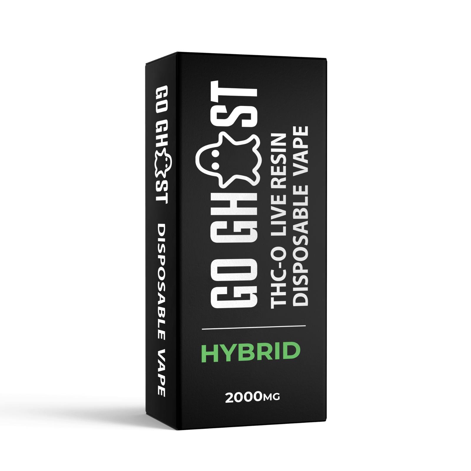 Go Ghost Hemp: Bacio Gelato Hybrid LIVE Resin THC-O Vape Disposable ...
