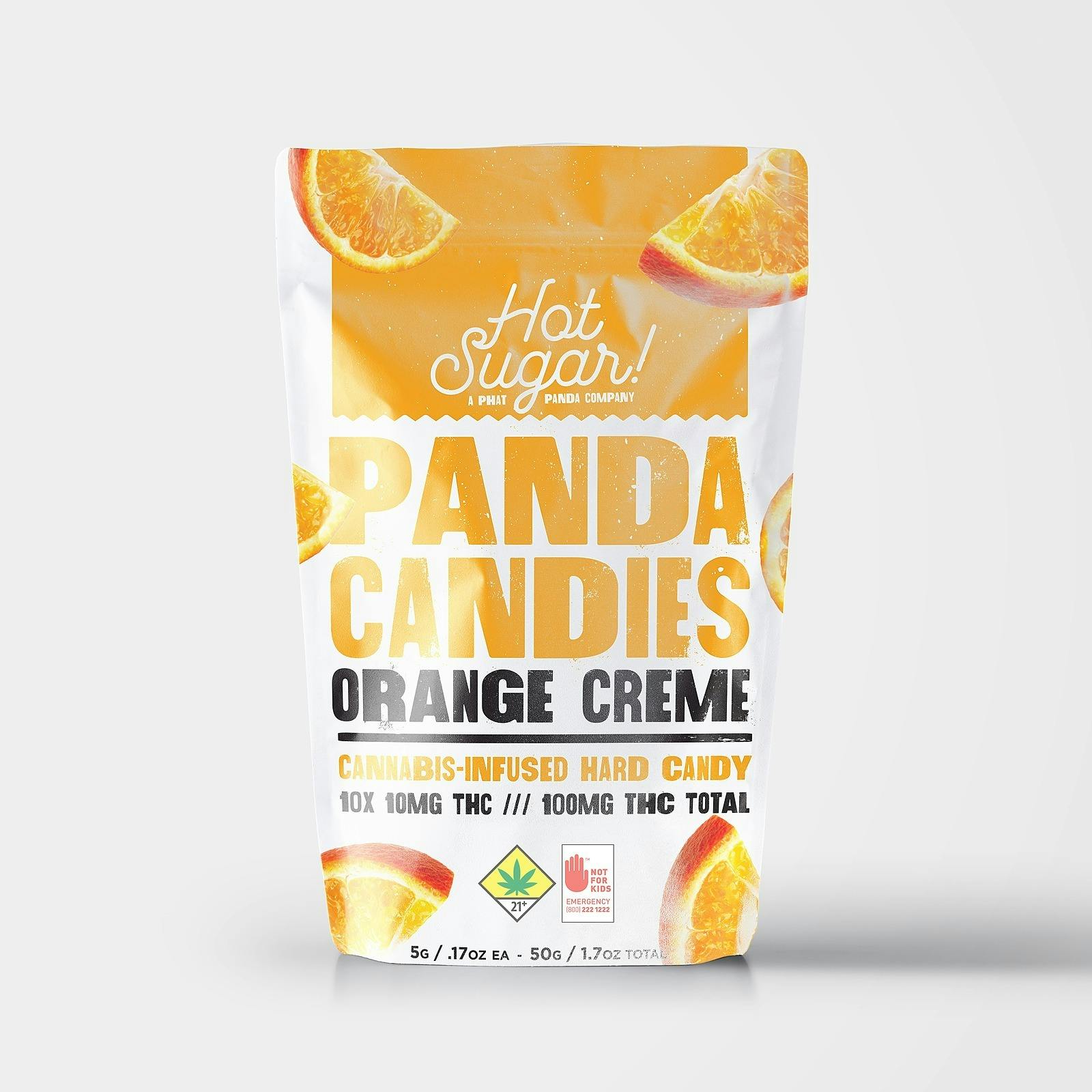 Hot Sugar! by Grow Op Farms: Orange Creme Panda Candies 100mg 10-pack ...