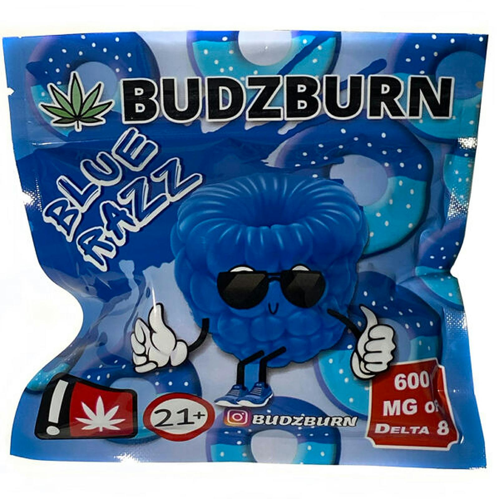 Budzburn Wholesale Delta 8: Delta 8 Blue Razz Gummies 600mg | Leafly