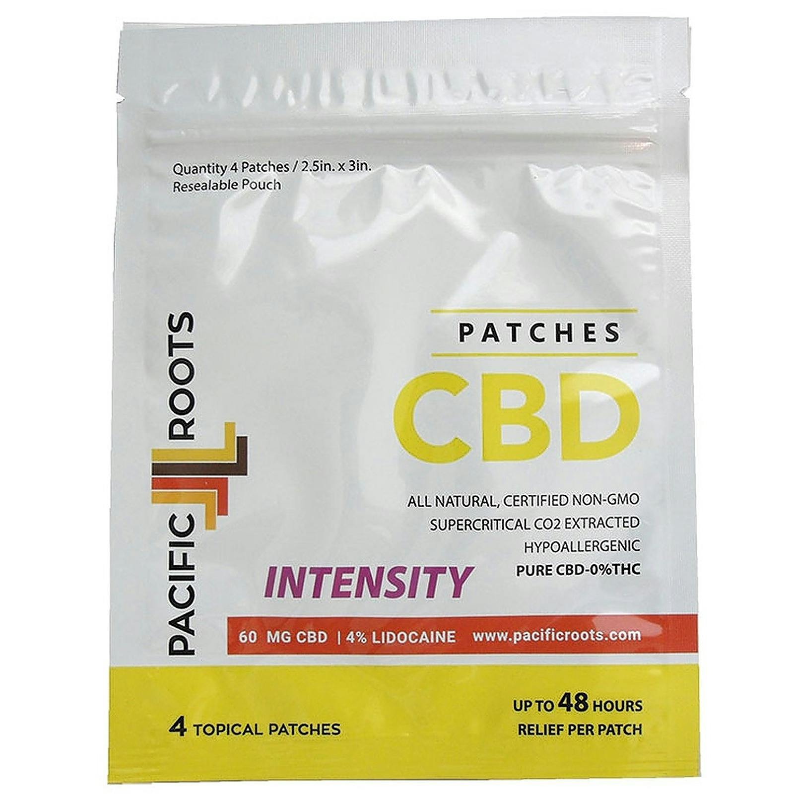 Pacific Roots: INTENSITY TRANSDERMAL CBD PATCH | Leafly