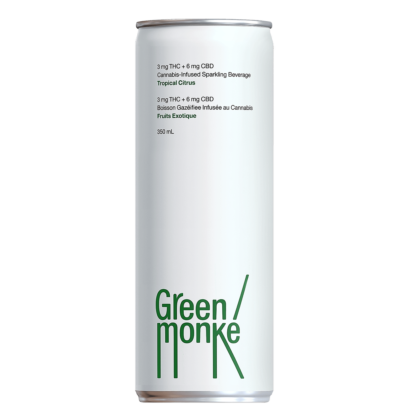 Green Monké: Tropical Citrus Sparkling Soda 350ml | Leafly